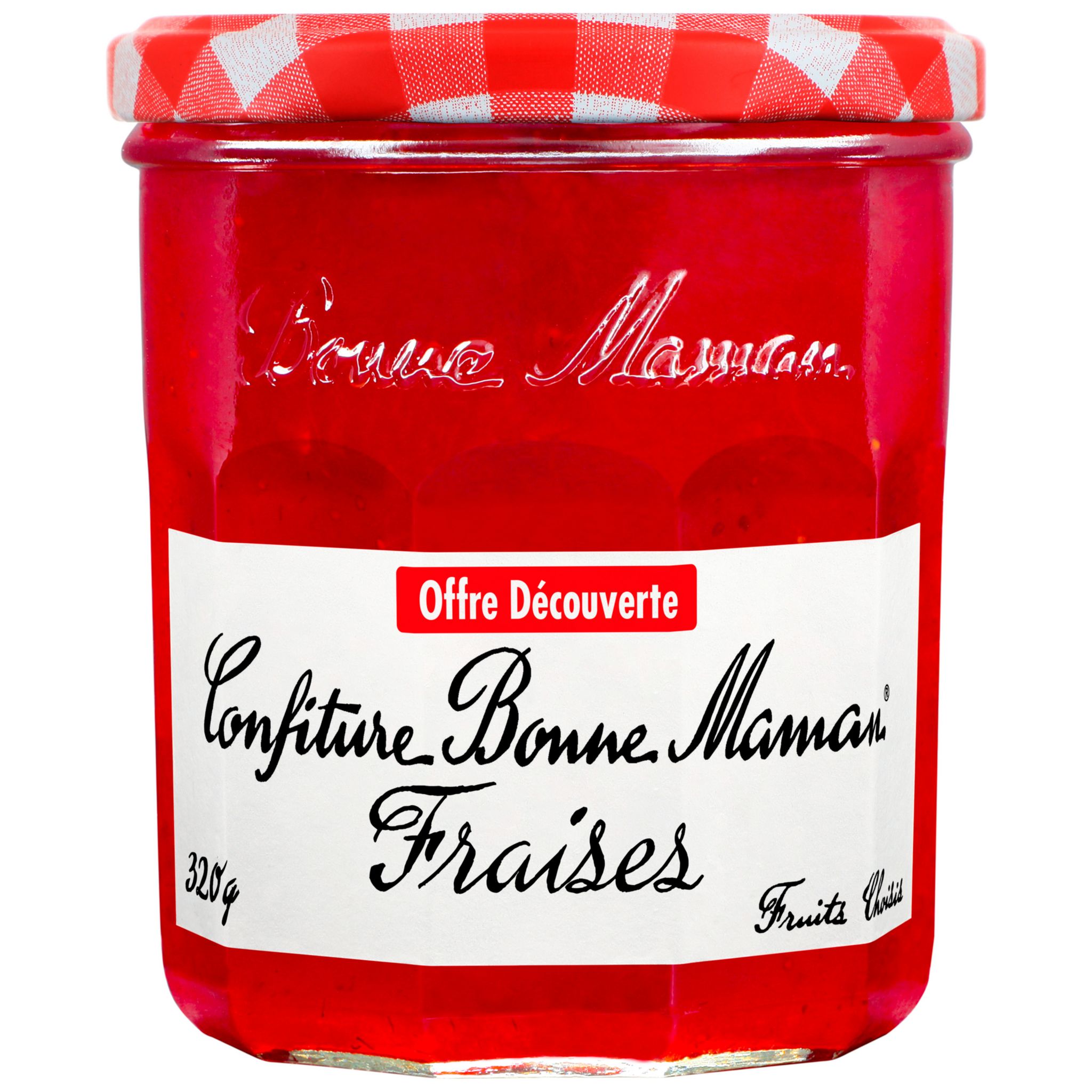 BONNE MAMAN Confiture de fraises 320g pas cher - Auchan.fr