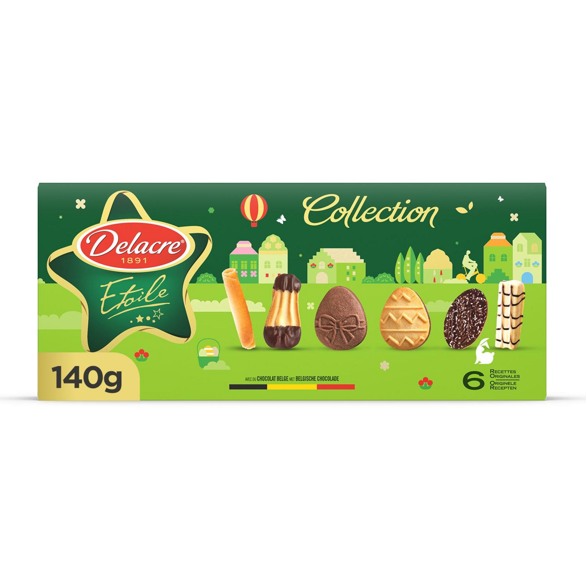 DELACRE Etoile collection assortiment de biscuits 140g pas cher - Auchan.fr