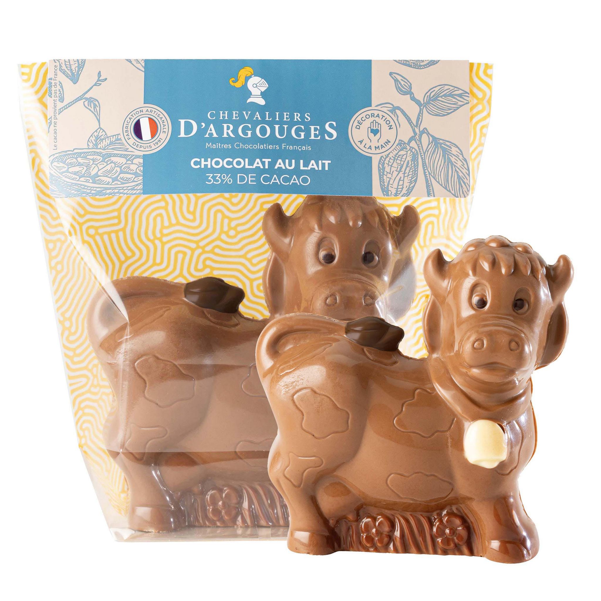 CHEVALIERS D'ARGOUGES Vache au chocolat au lait 125g pas cher - Auchan.fr