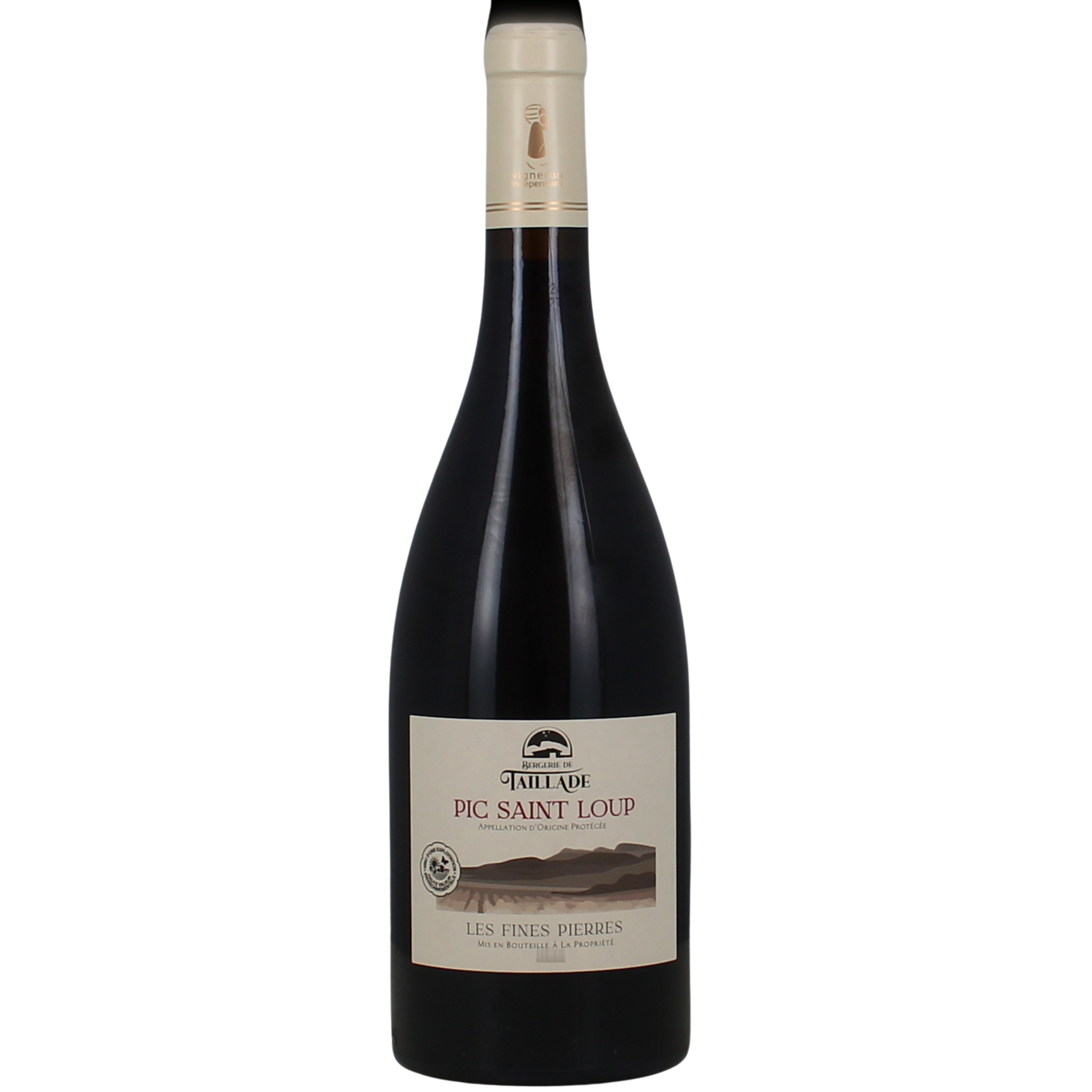 Vin rouge AOP Pic Saint-Loup Les Fines Pierres 75cl pas cher - Auchan.fr