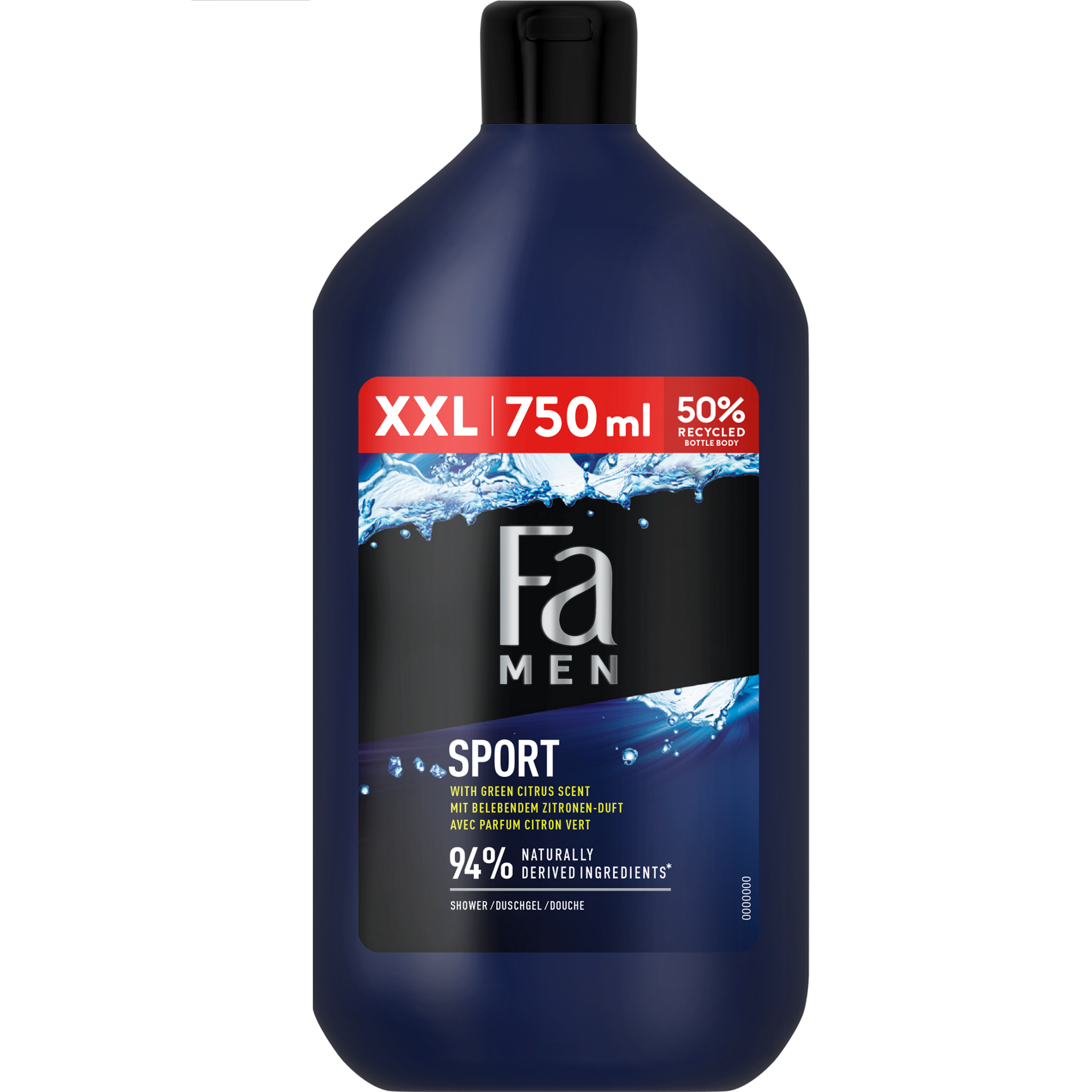 FA MEN Gel douche Sport parfum citron vert 750ml pas cher - Auchan.fr