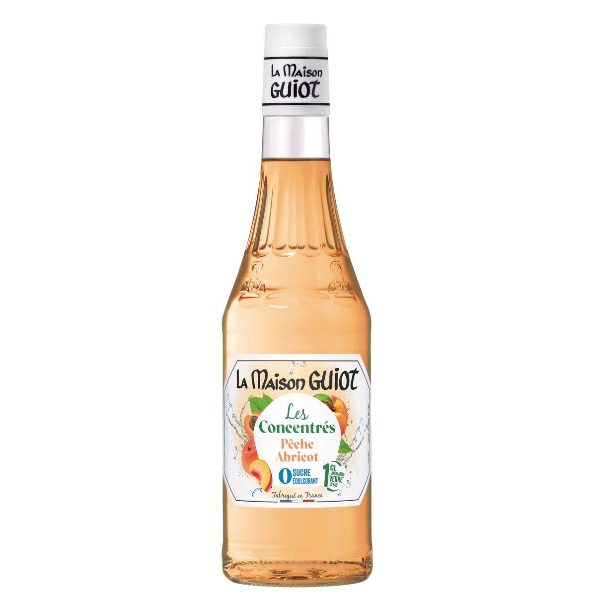 LA MAISON GUIOT Sirop les concentrés pêche abricot sans sucre 50cl pas ...