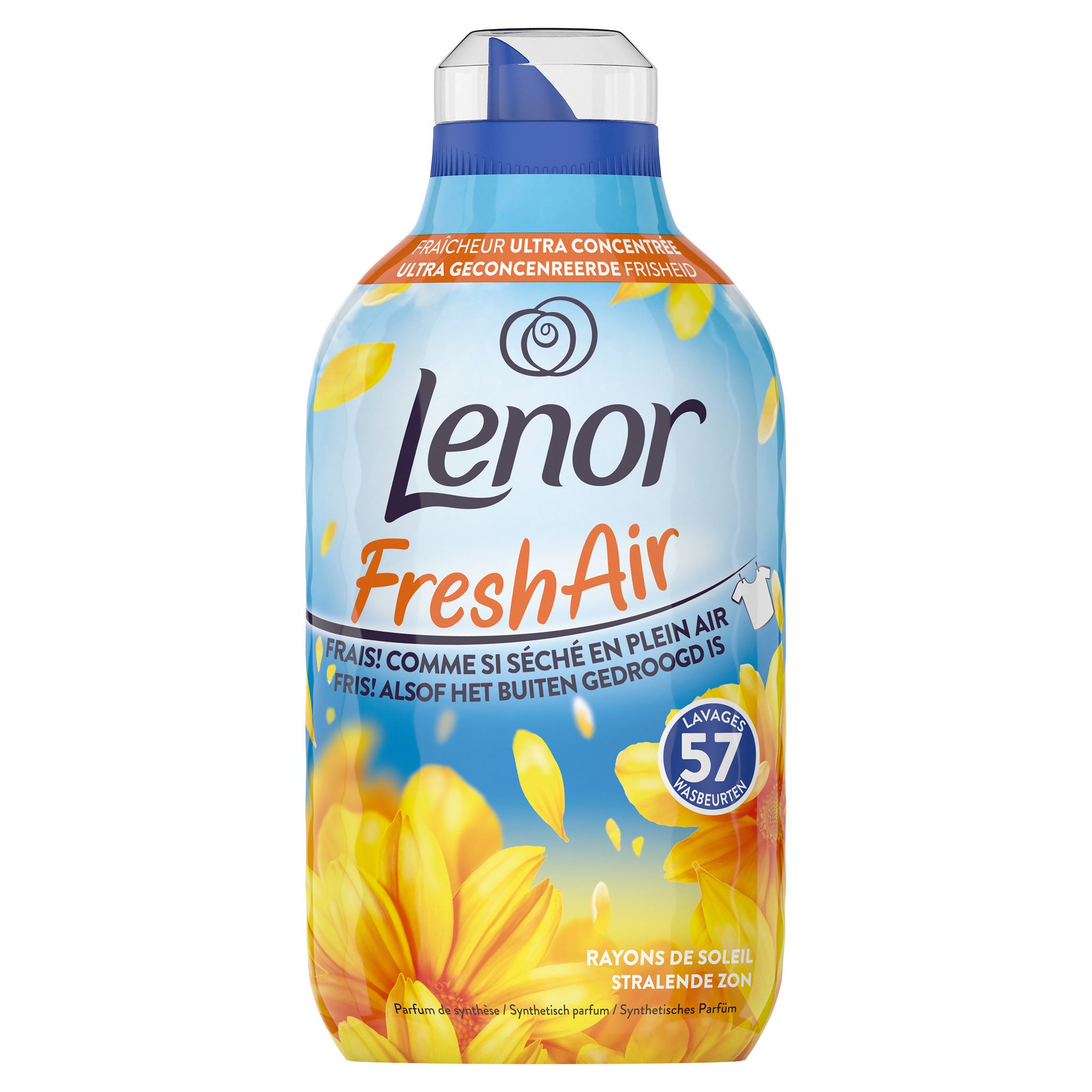 LENOR Adoucissant ultra concentrée Fresh Air rayons de soleil 57 ...