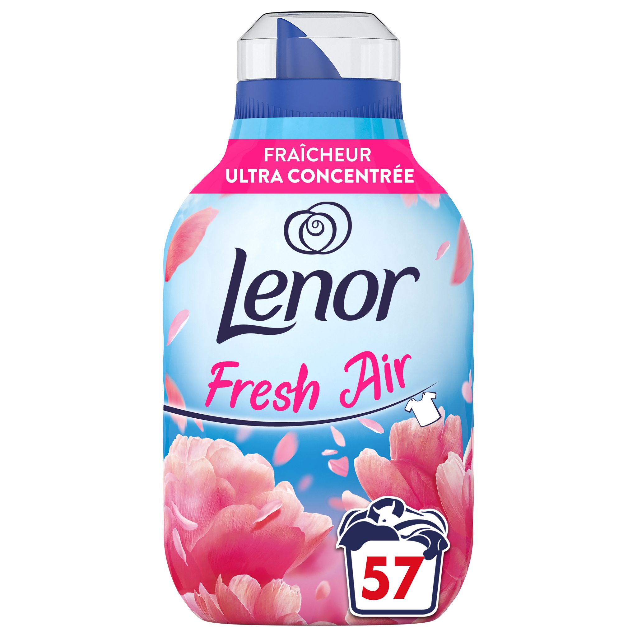 LENOR Lessive liquide fresh air jadins en fleurs 57 lavages 0.798l pas ...