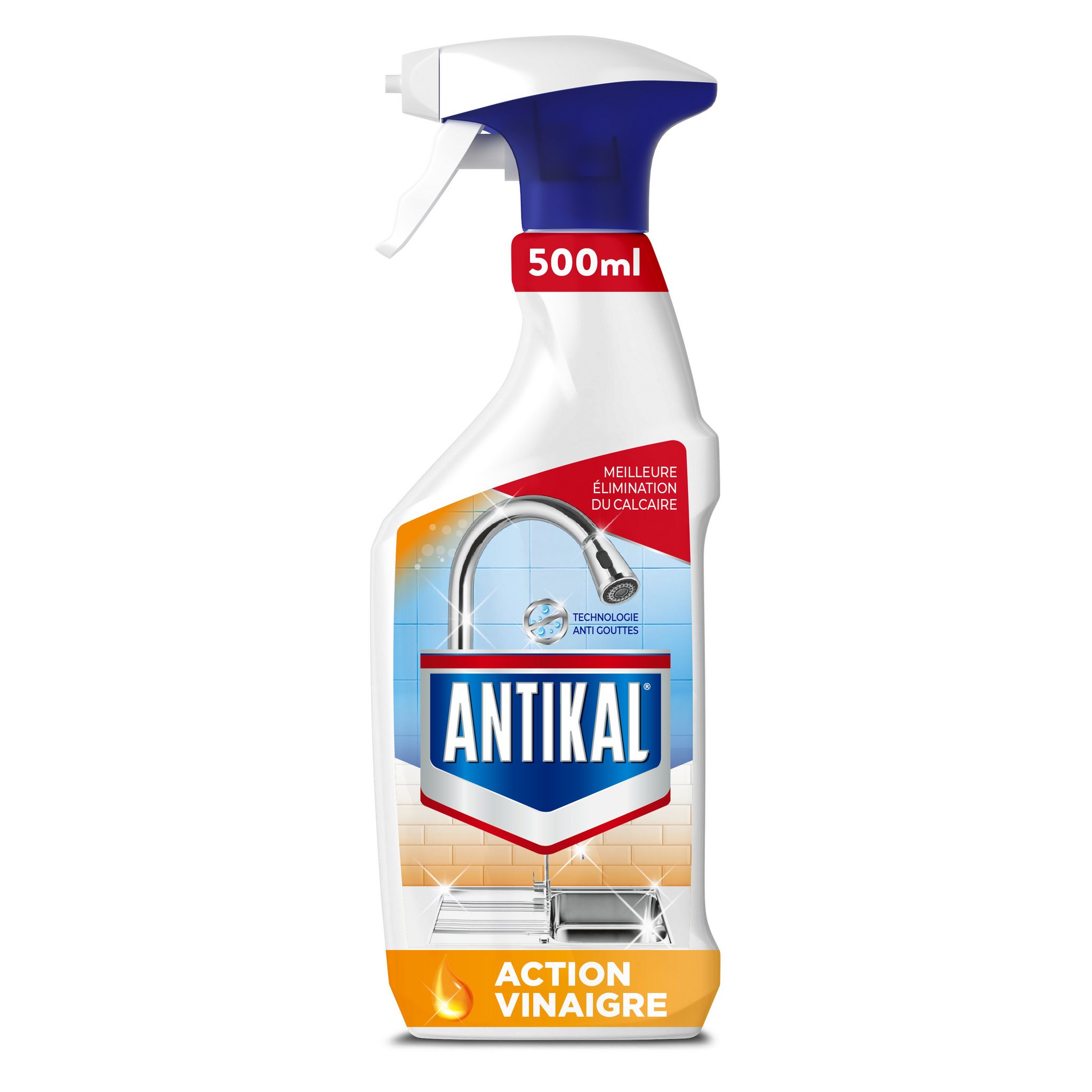 ANTIKAL Spray action vinaigre 500ml pas cher - Auchan.fr
