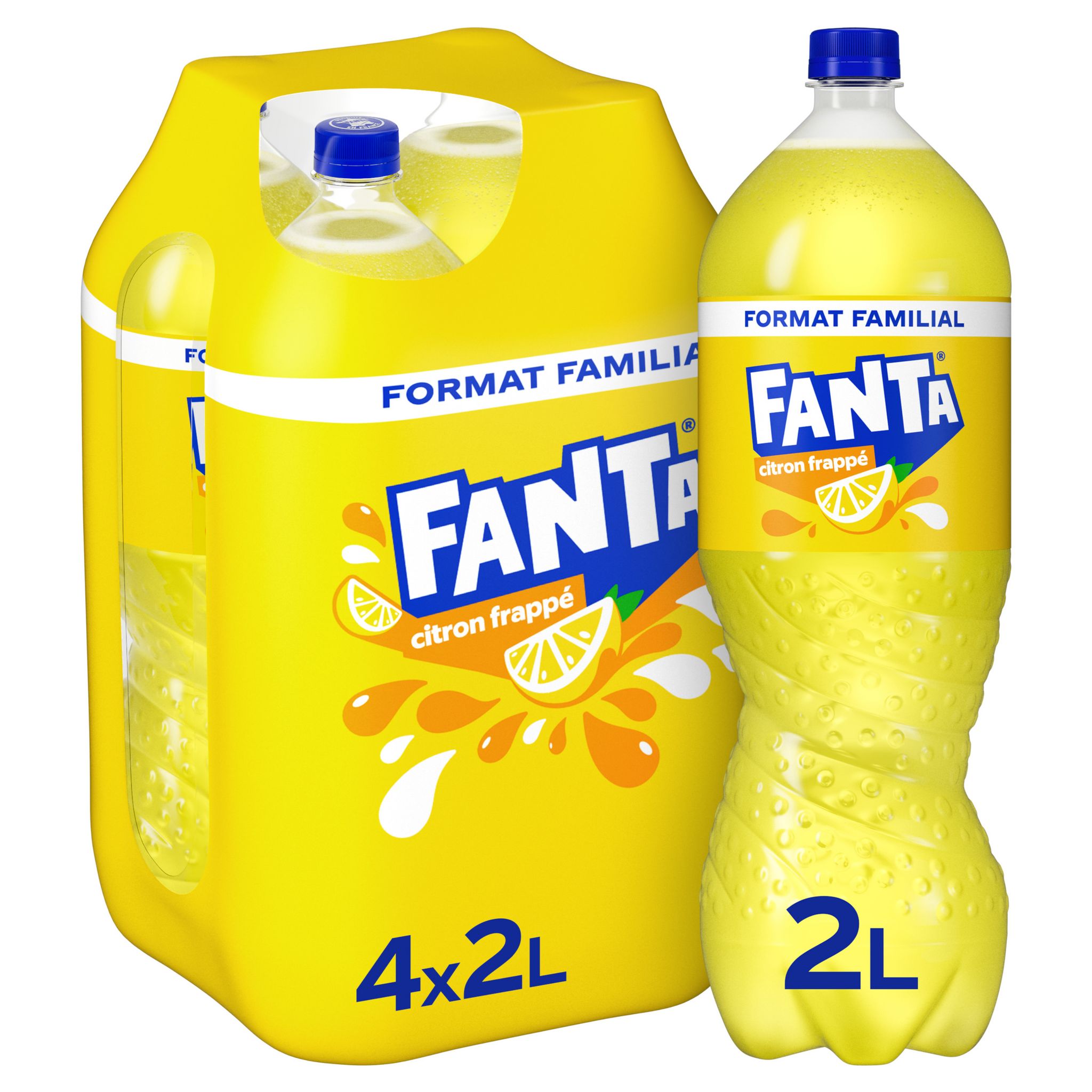 FANTA Boisson gazeuse au jus de citron frappé 4x2l pas cher - Auchan.fr