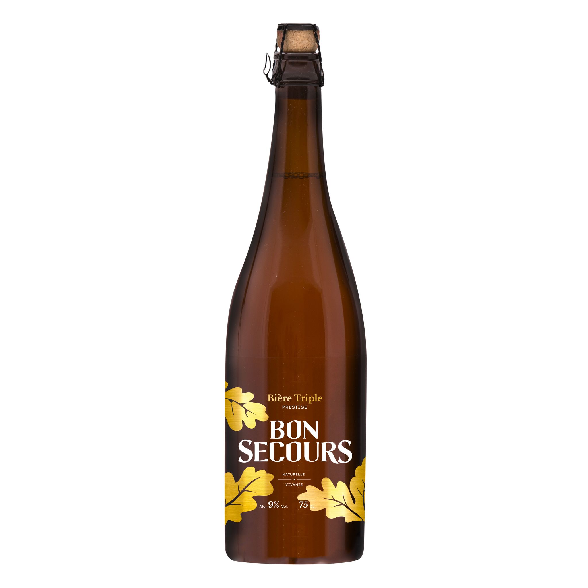 BON SECOURS Bière blonde triple 9% bouteille 75cl pas cher - Auchan.fr