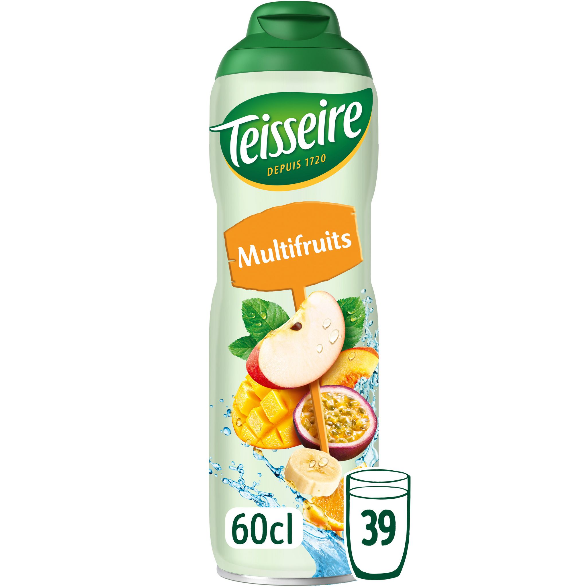 TEISSEIRE Sirop multifruits 60cl pas cher - Auchan.fr