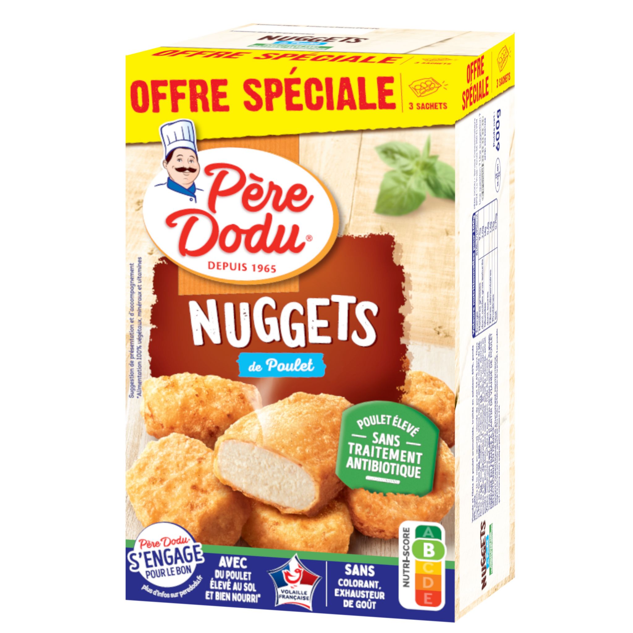 PERE DODU Nuggets de poulet 600g pas cher - Auchan.fr