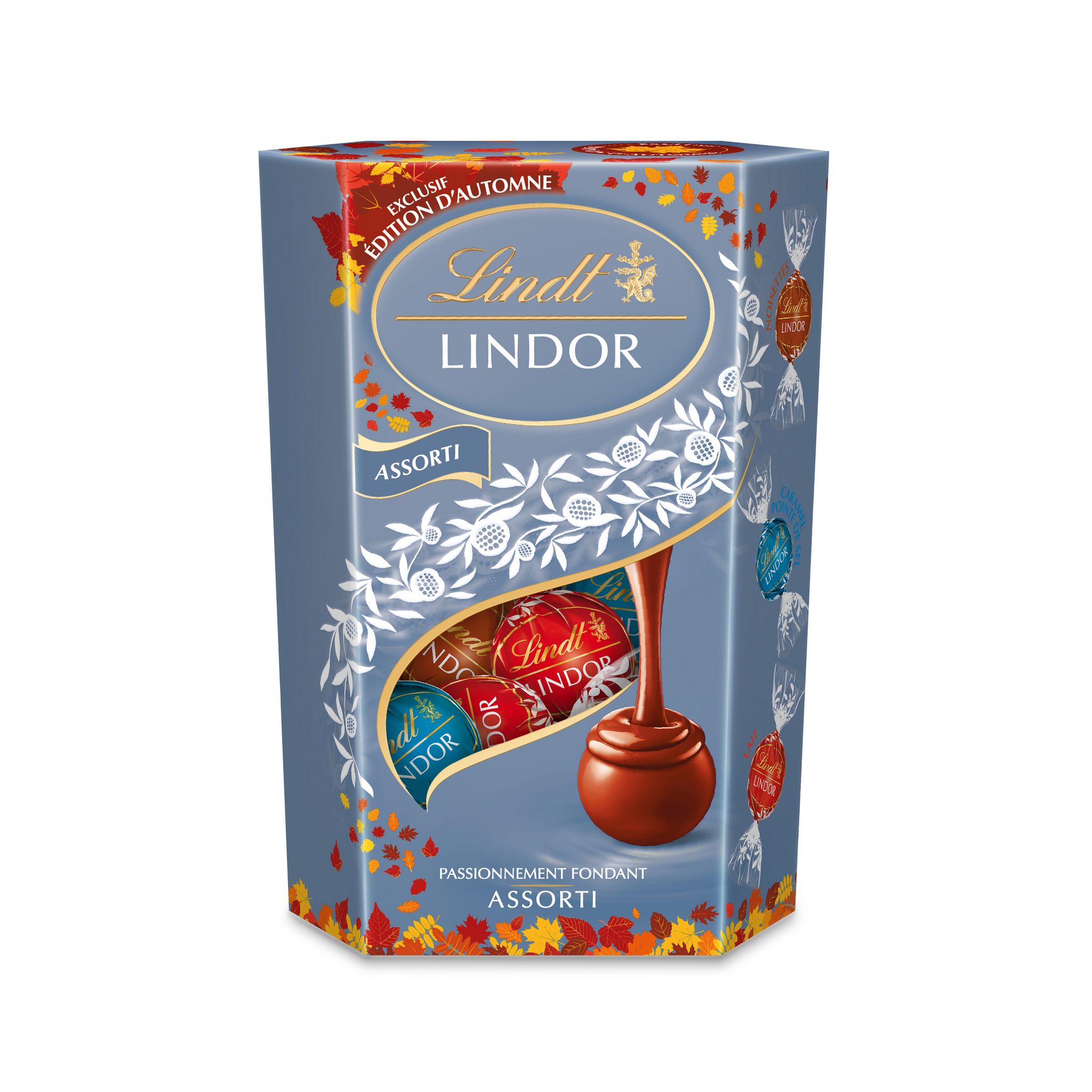 LINDT Lindor assortiment bouchées de chocolat au lait 200g pas cher ...