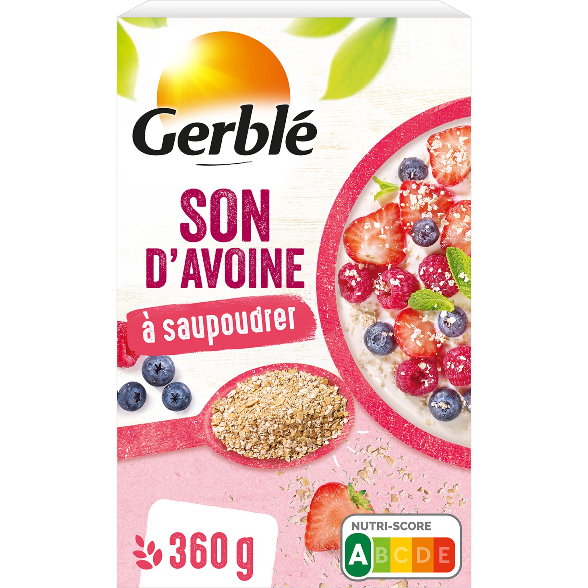GERBLE Son d'avoine à saupoudrer 360g pas cher - Auchan.fr