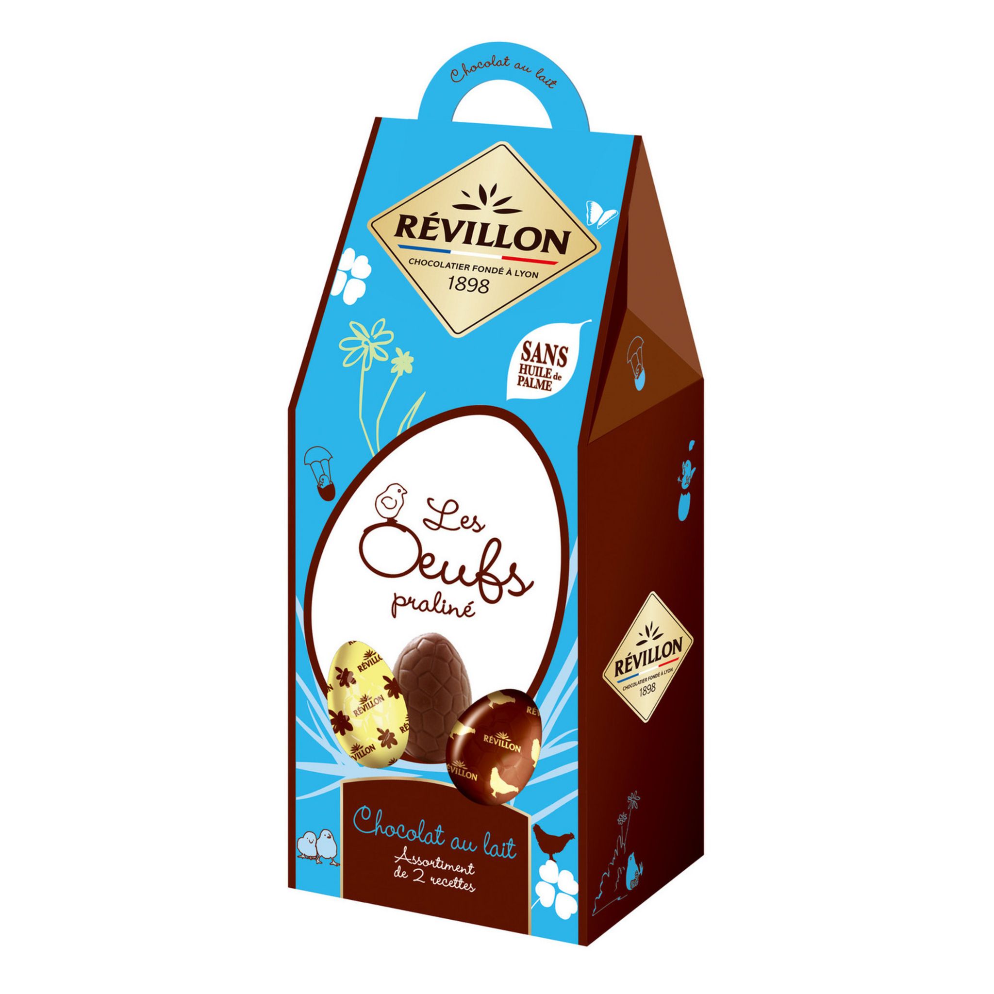 REVILLON CHOCOLATIER Oeufs au chocolat au lait duo de recettes environs ...