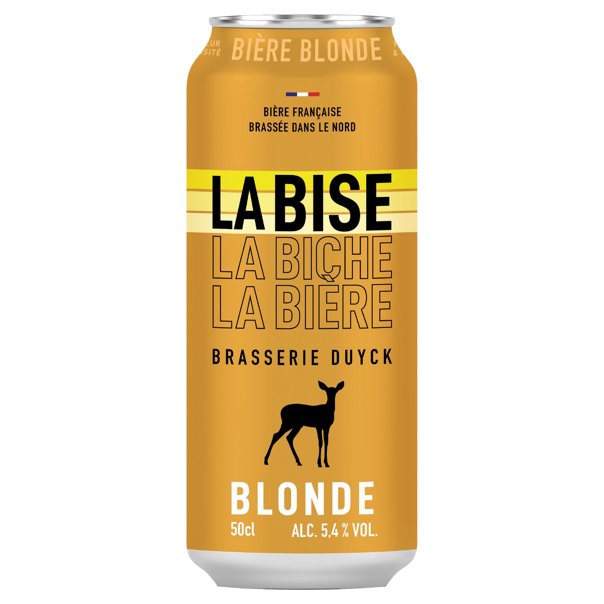 BRASSERIE DUYCK La Bise Bière blonde 5.4% 50cl pas cher - Auchan.fr