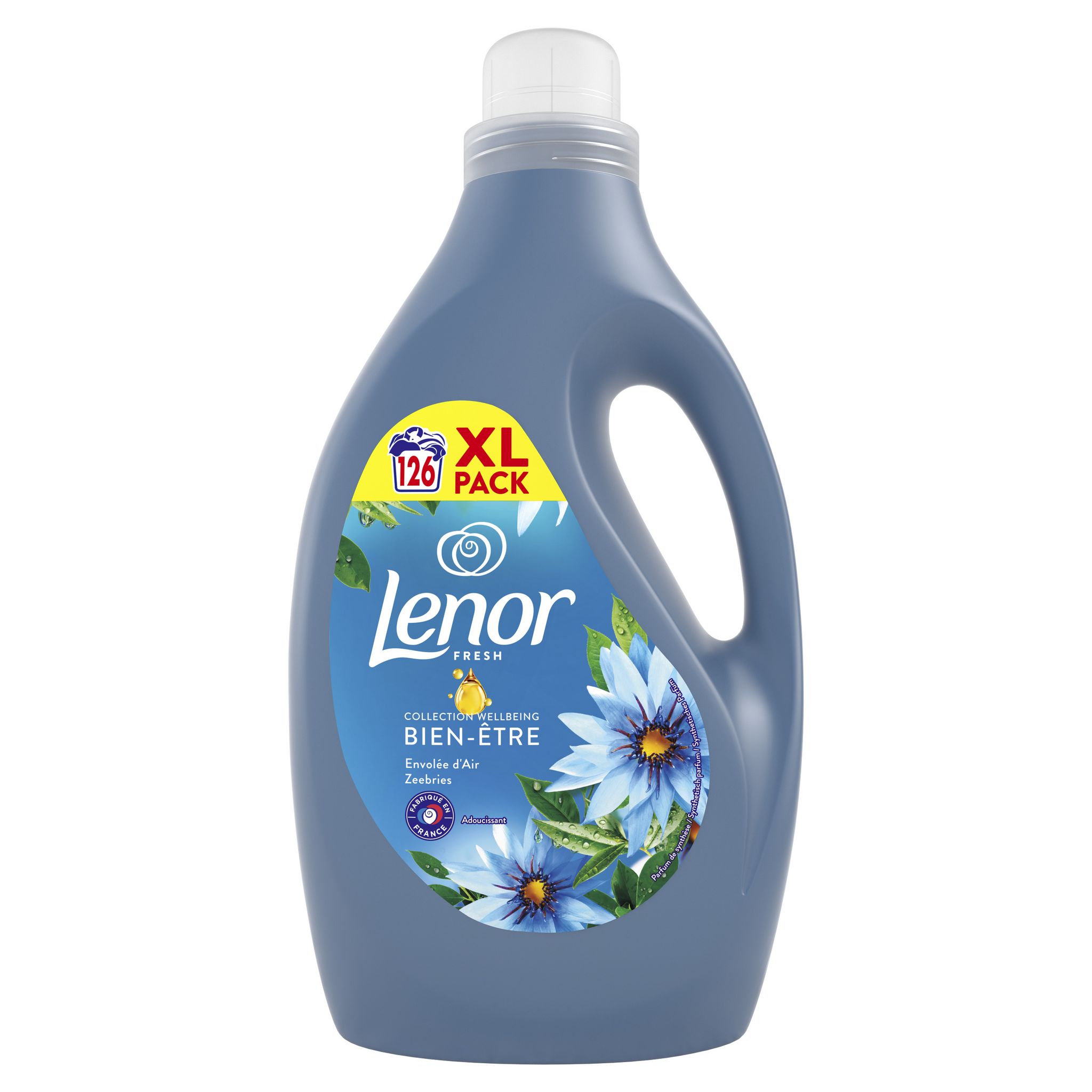 LENOR Liquide adoucissant envolée d'air 126 lavages 2,64l pas cher - Auchan.fr