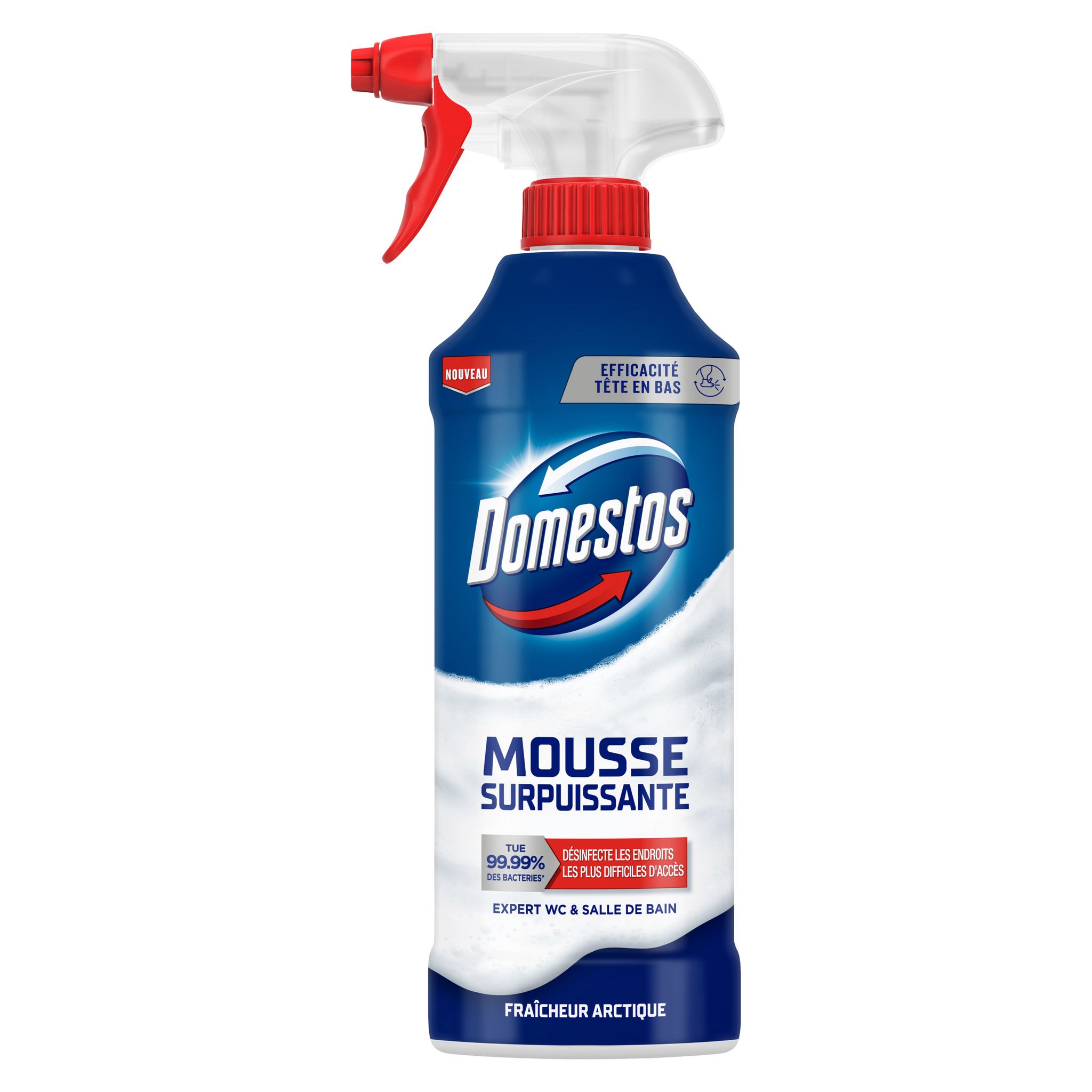 DOMESTOS Spray mousse surpuissante 435ml pas cher - Auchan.fr