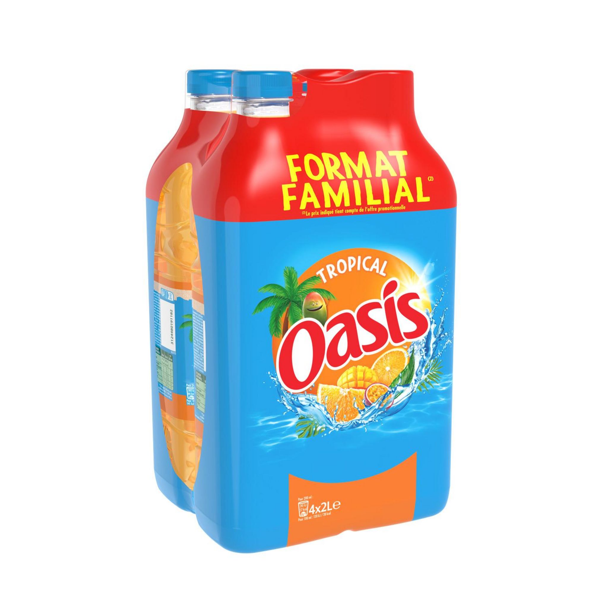 OASIS Boisson aux fruits goût tropical 4x2l pas cher - Auchan.fr