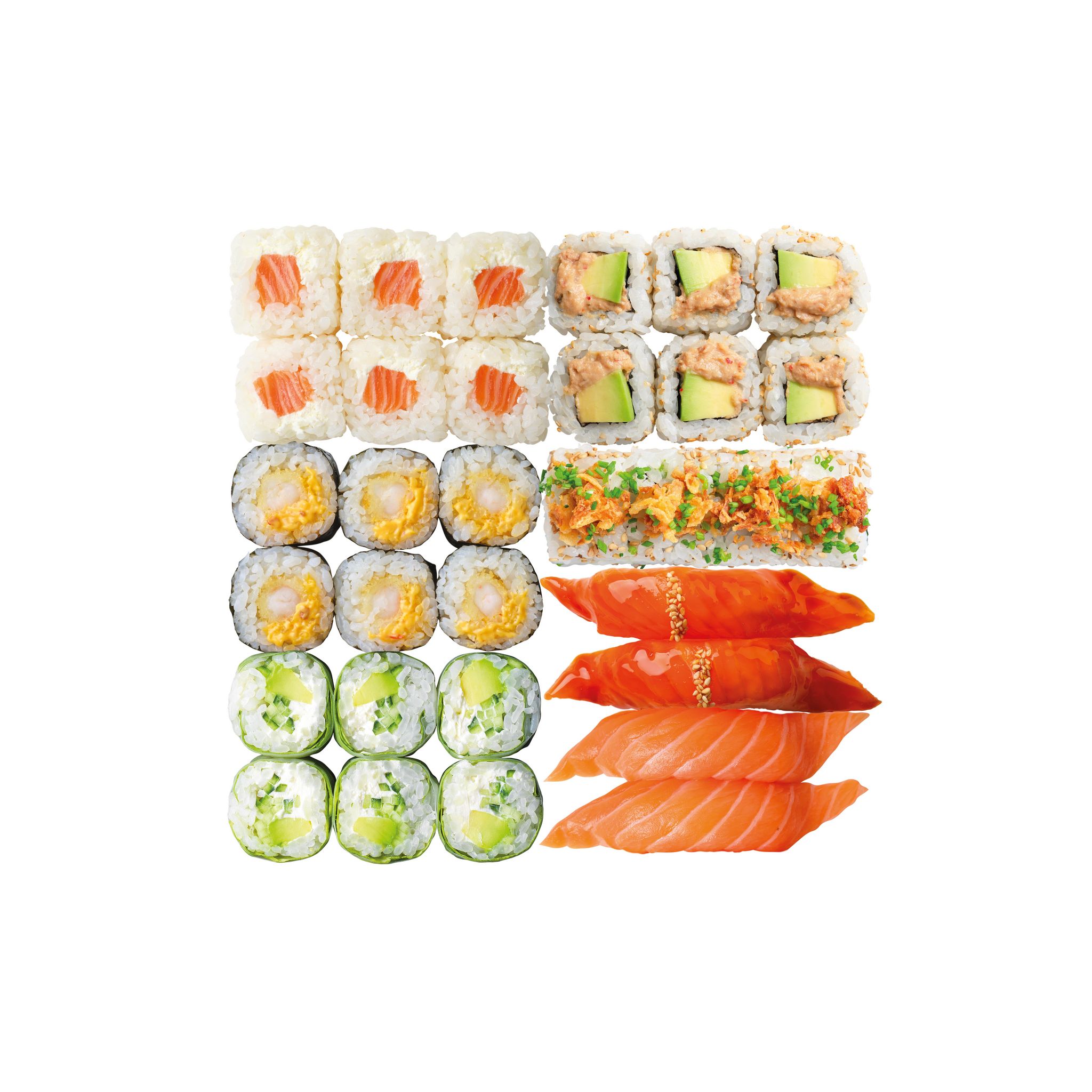 SUSHI SHOP Plateau de pâques 32 pièces 622g pas cher - Auchan.fr