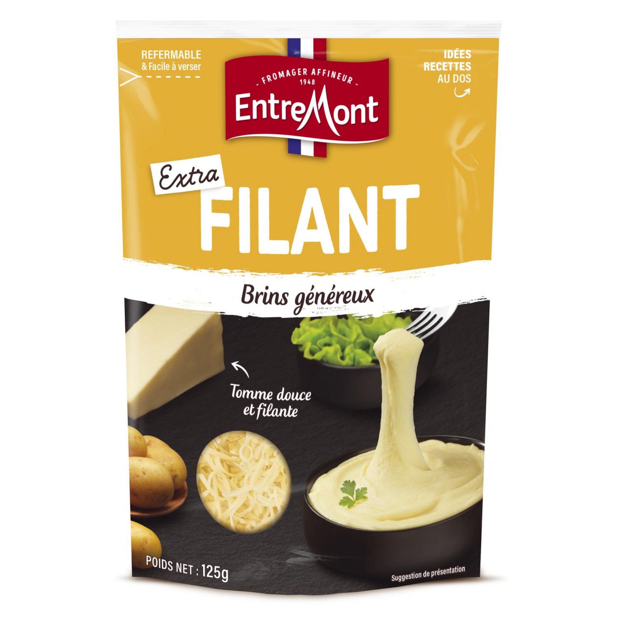 ENTREMONT Extra pliant 125 g pas cher - Auchan.fr