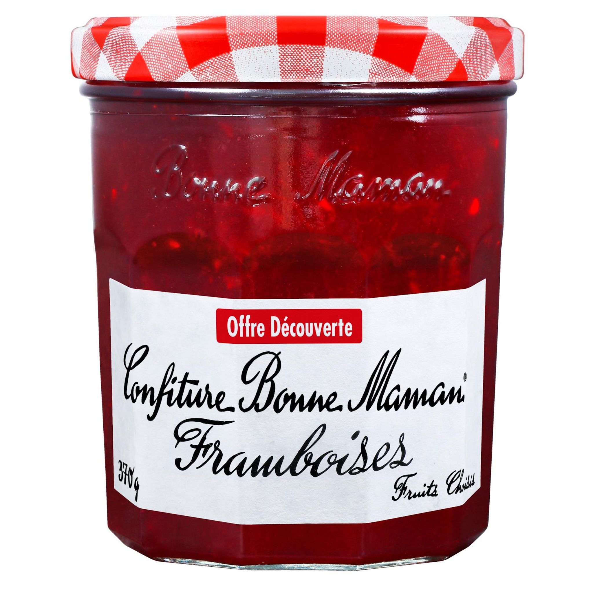 BONNE MAMAN Confiture extra de framboises 370g pas cher - Auchan.fr