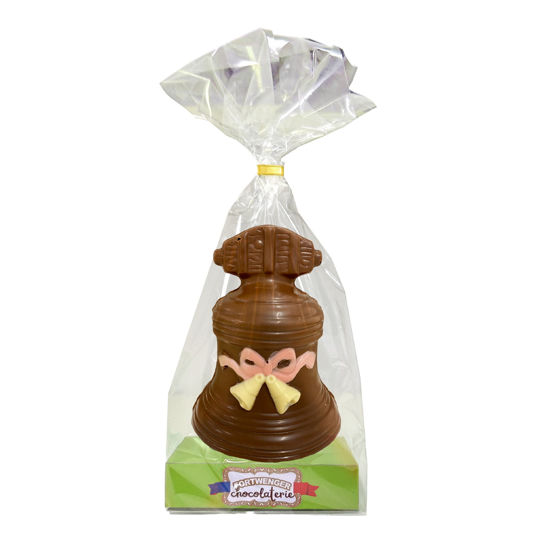 FORTWENGER Moulage de chocolat au lait en forme de cloche 270g pas cher ...