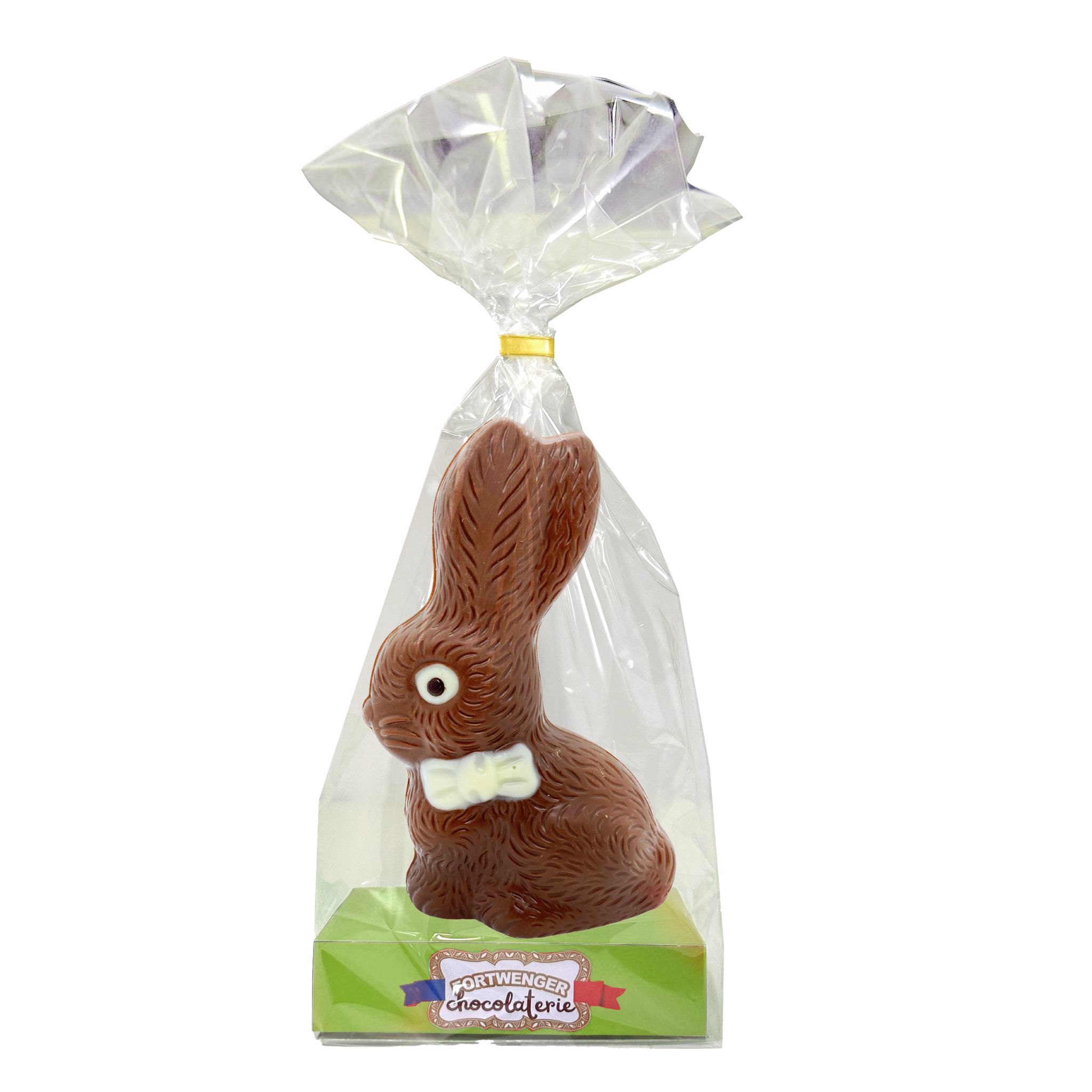 FORTWENGER Moulage chocolat au lait Augustin le lapin 80g pas cher ...