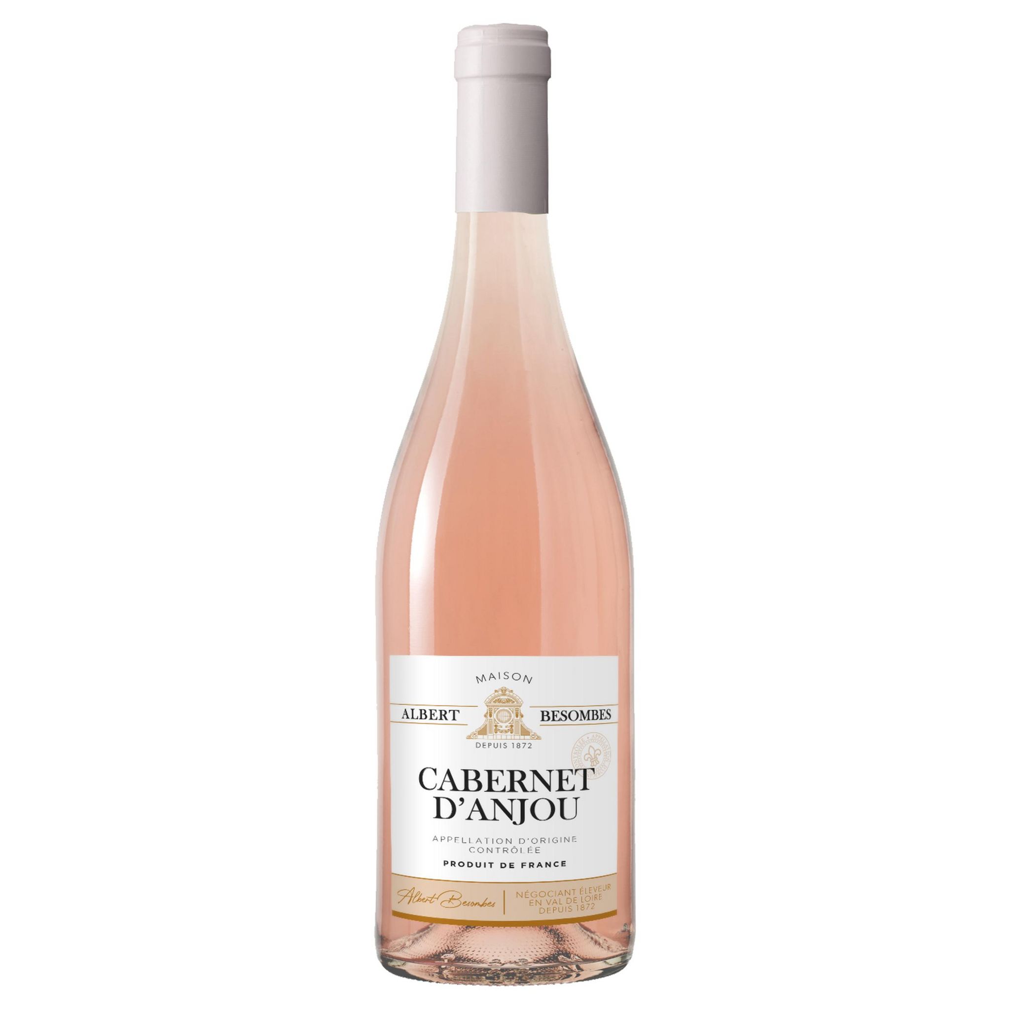 AOP Cabernet d'Anjou Albert Besombes rosé 75cl pas cher - Auchan.fr