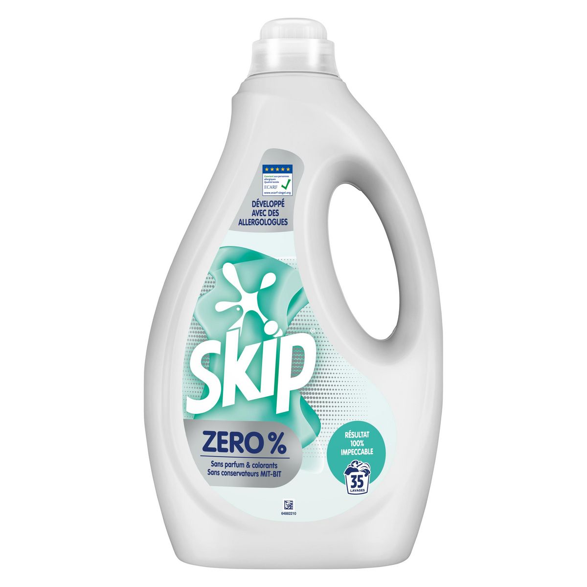 SKIP Lessive liquide 0% 35 lavages 1.47l pas cher - Auchan.fr