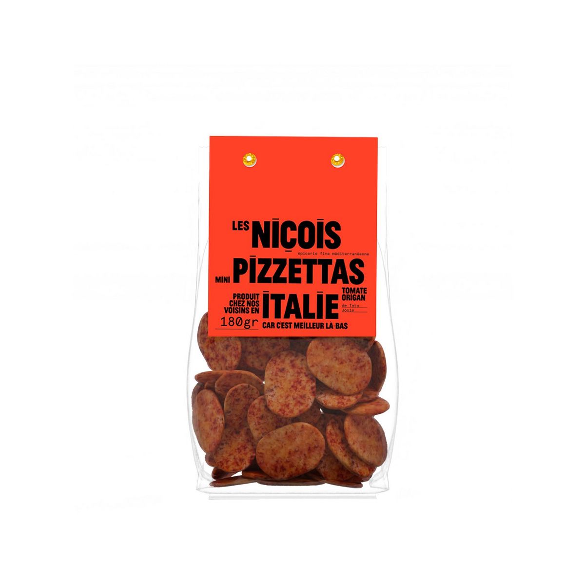LES NICOIS Mini pizzettas aux tomates et origan 180g pas cher - Auchan.fr