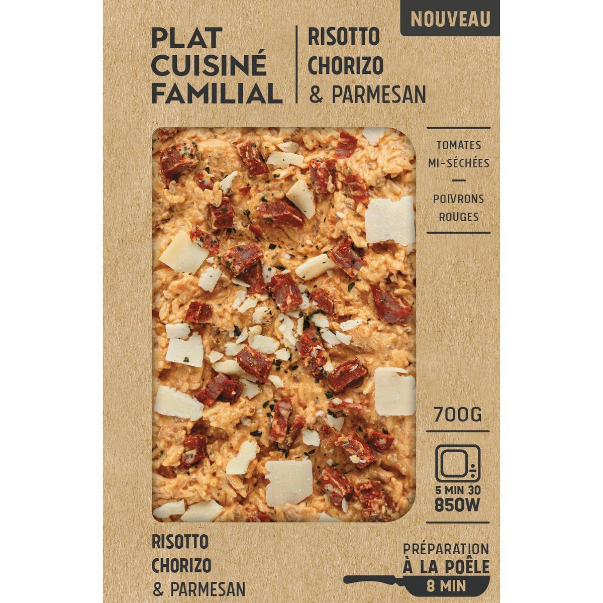 MIX BUFFET Risotto au chorizo et parmesan 750g pas cher - Auchan.fr