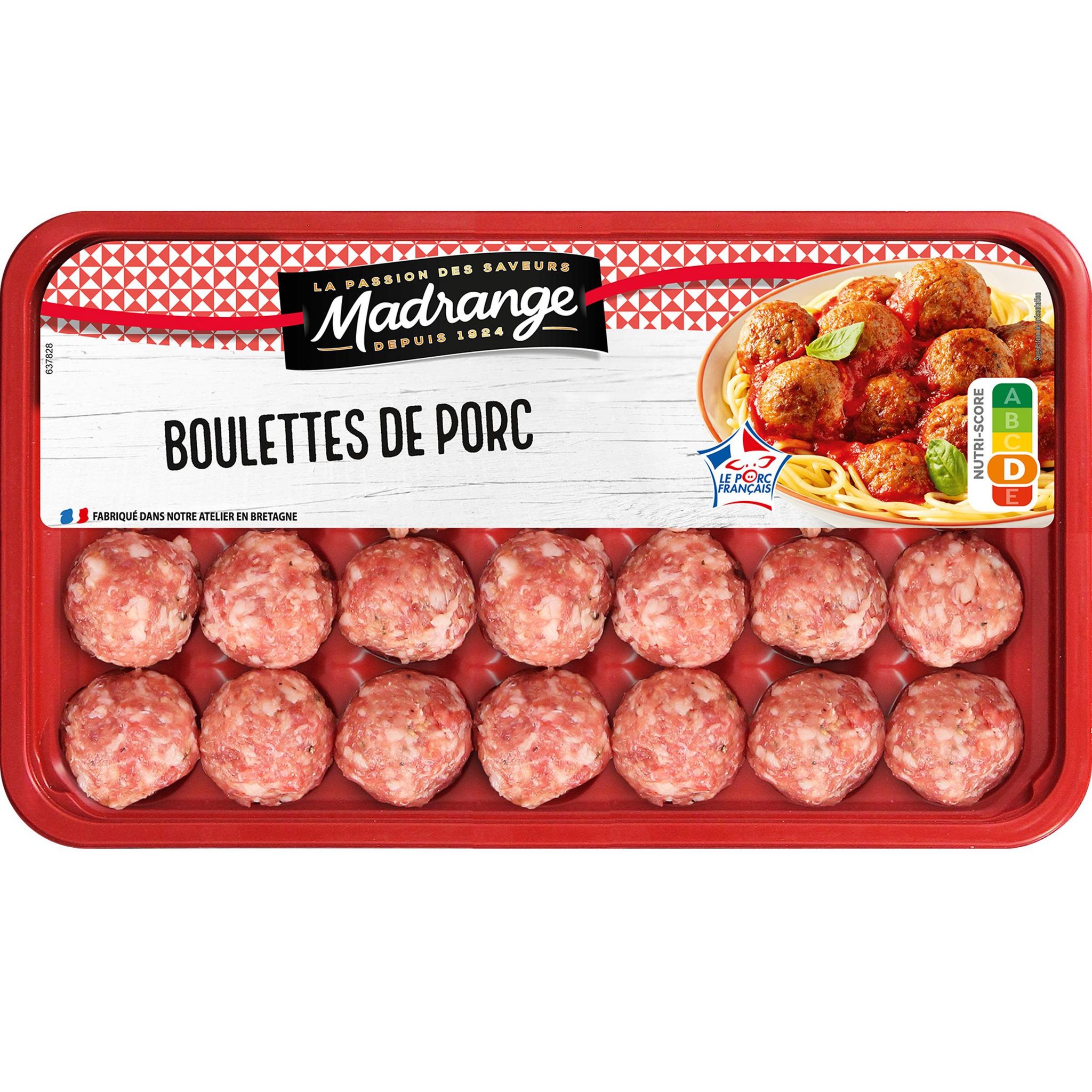 MADRANGE Boulettes de porc 28 pièces 700g pas cher - Auchan.fr