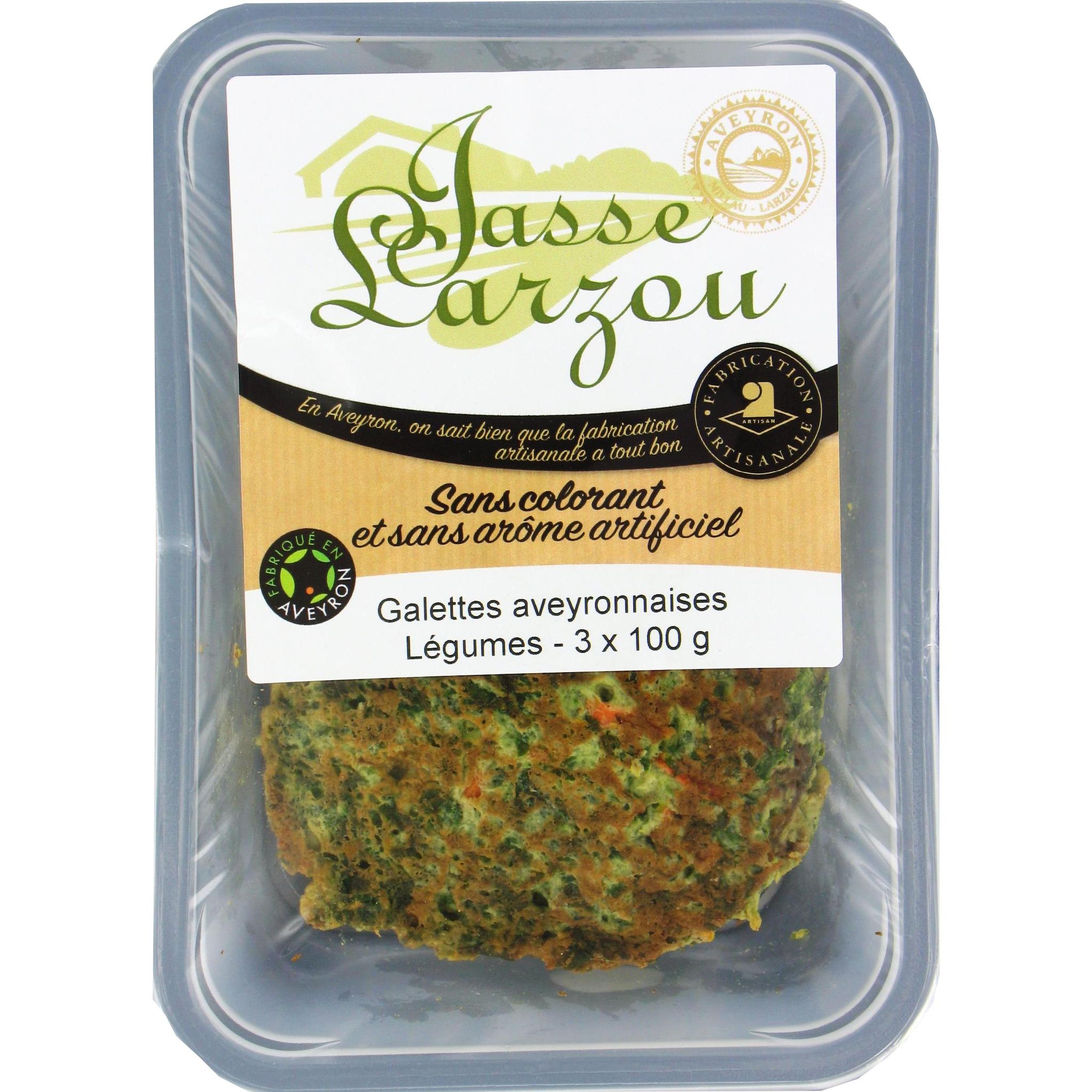 JASSE LARZOU Galettes aveyronnaises aux légumes 300g pas cher - Auchan.fr
