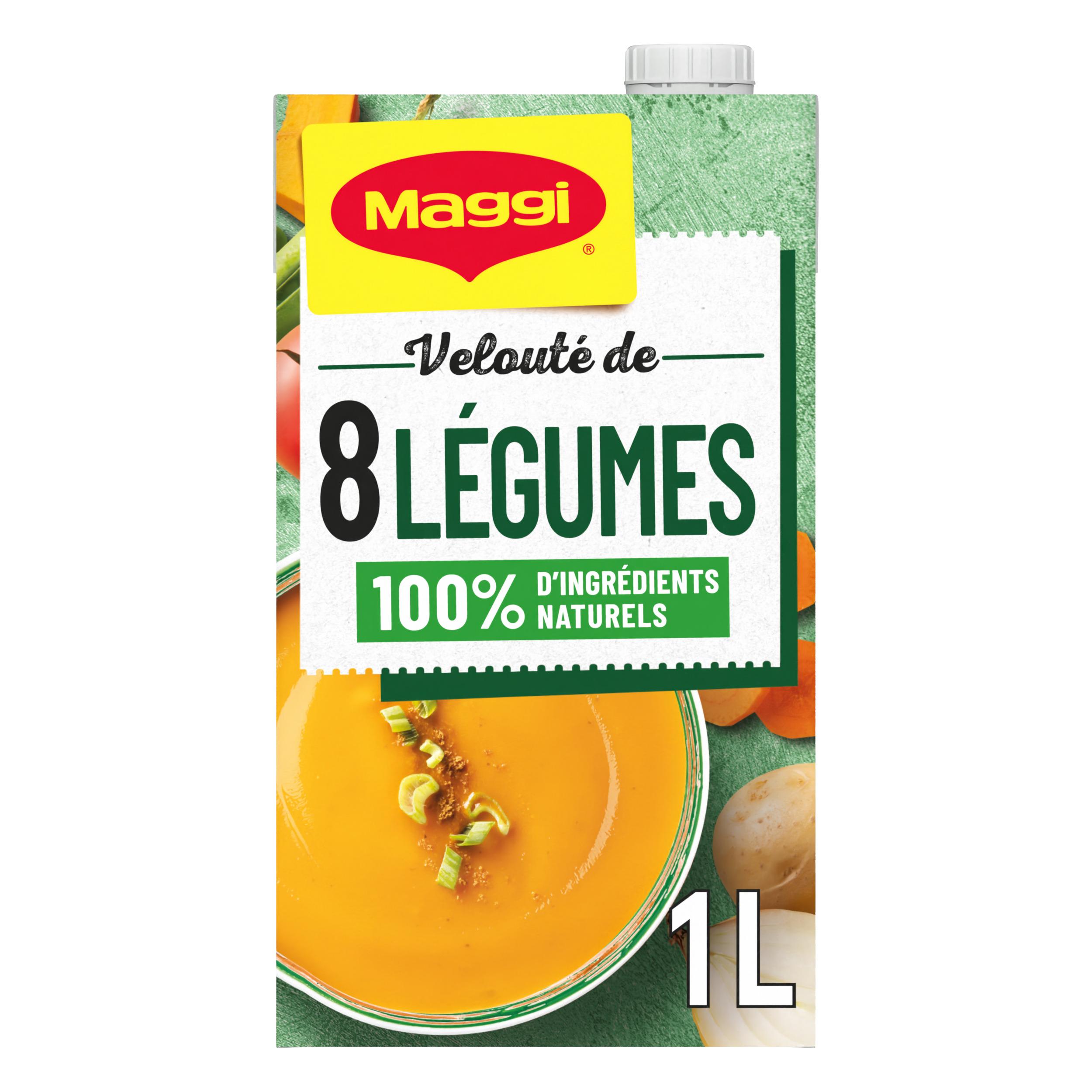 MAGGI Soupe veloutée liquide aux 8 légumes 4 personnes 1l pas cher ...