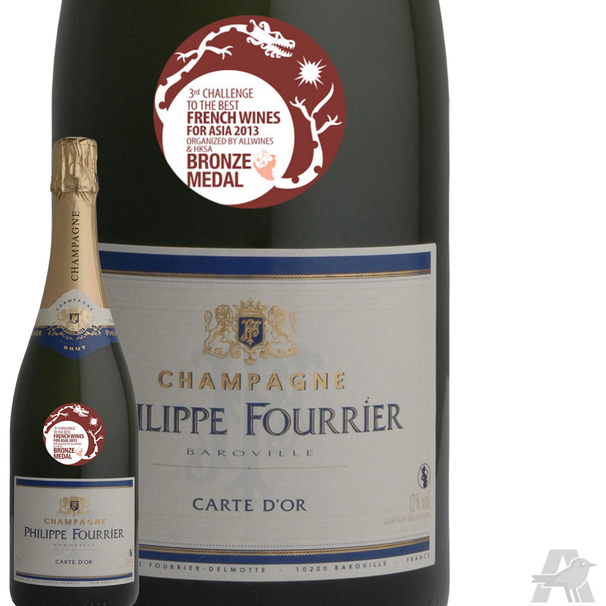 Champagne Philippe Fourrier Brut Carte d'Or pas cher - Auchan.fr