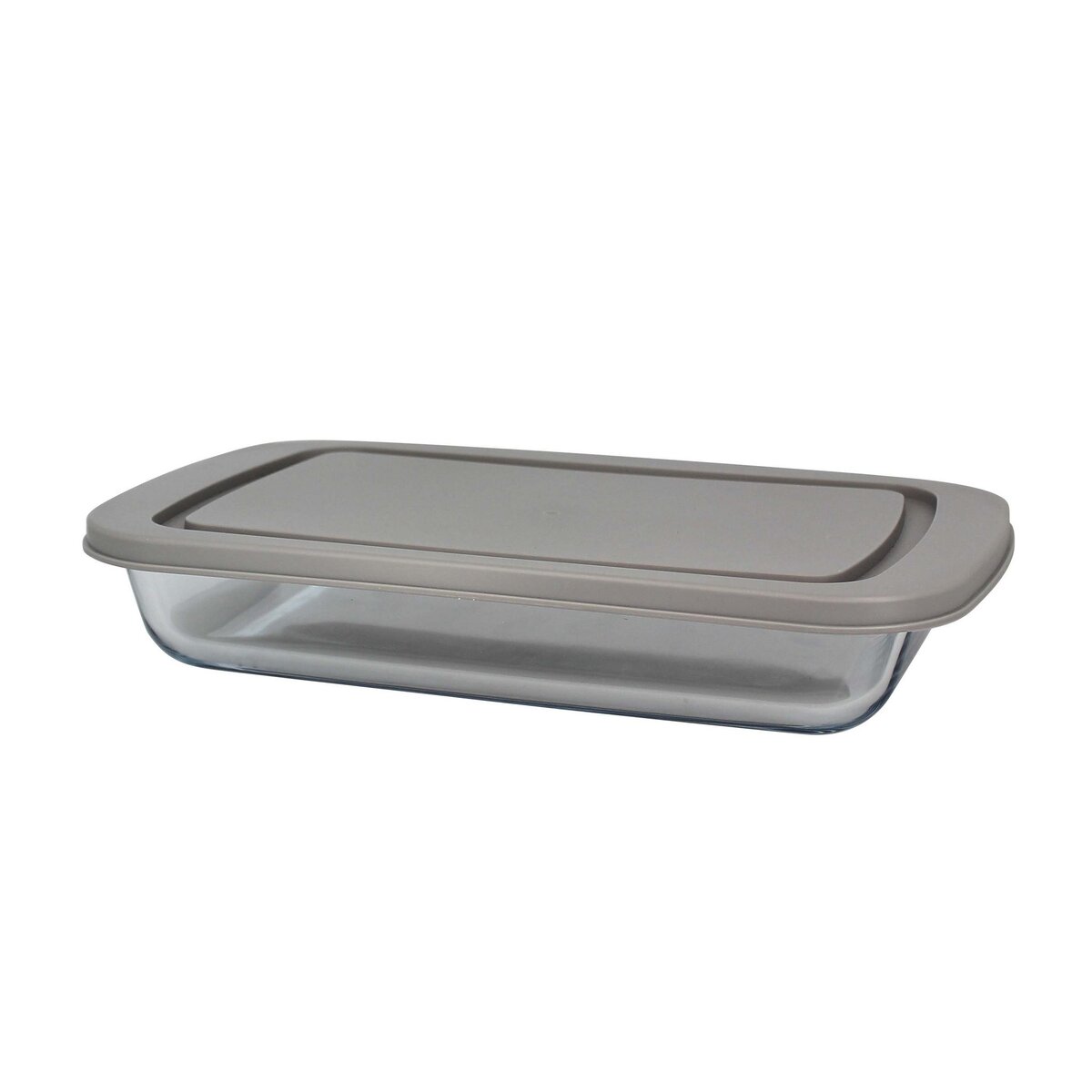 Plat rectangulaire verre 36 x 22 cm + couvercle pas cher - Auchan.fr