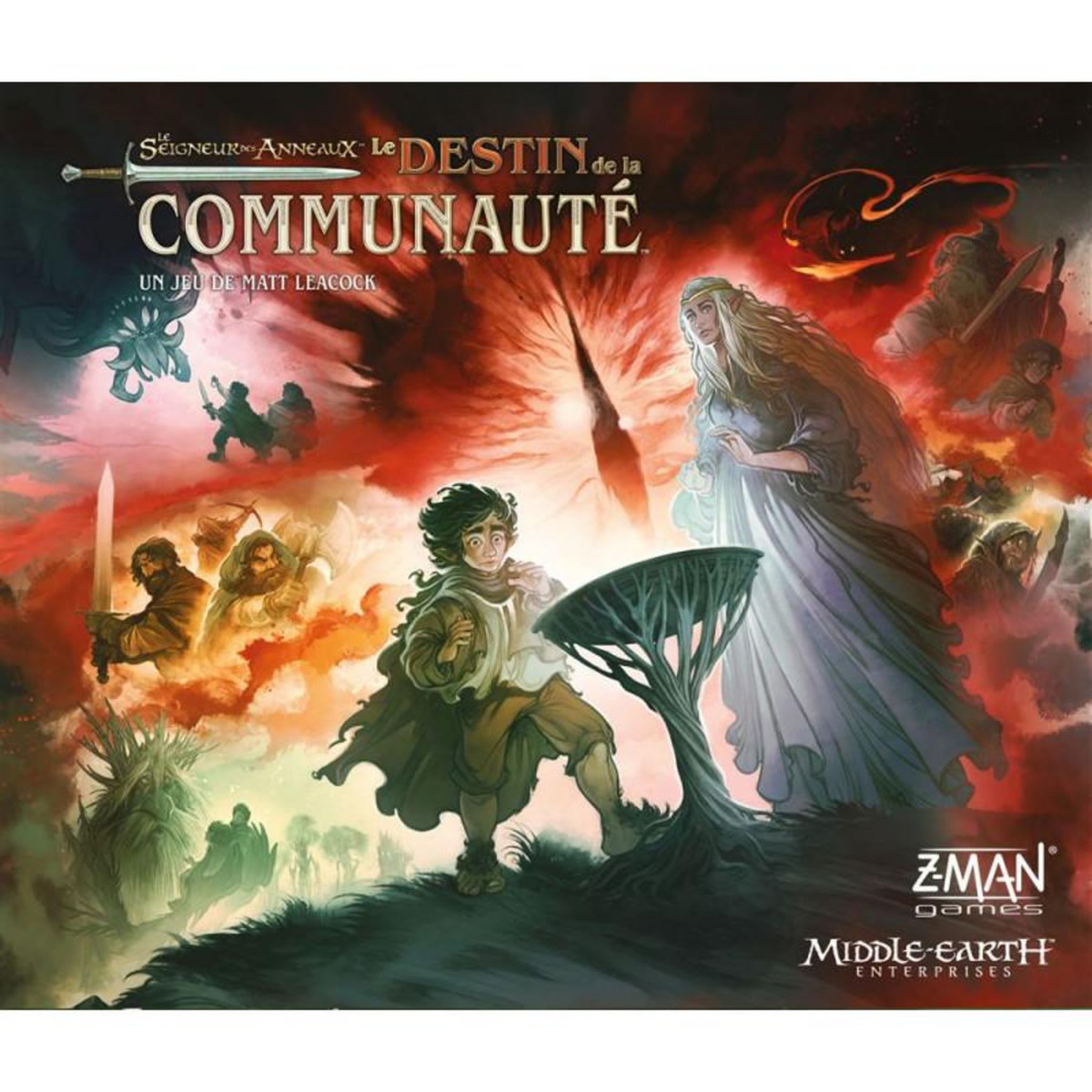 Asmodee Jeu de stratégie Asmodee Seigneur des Anneaux Le Destin de la ...