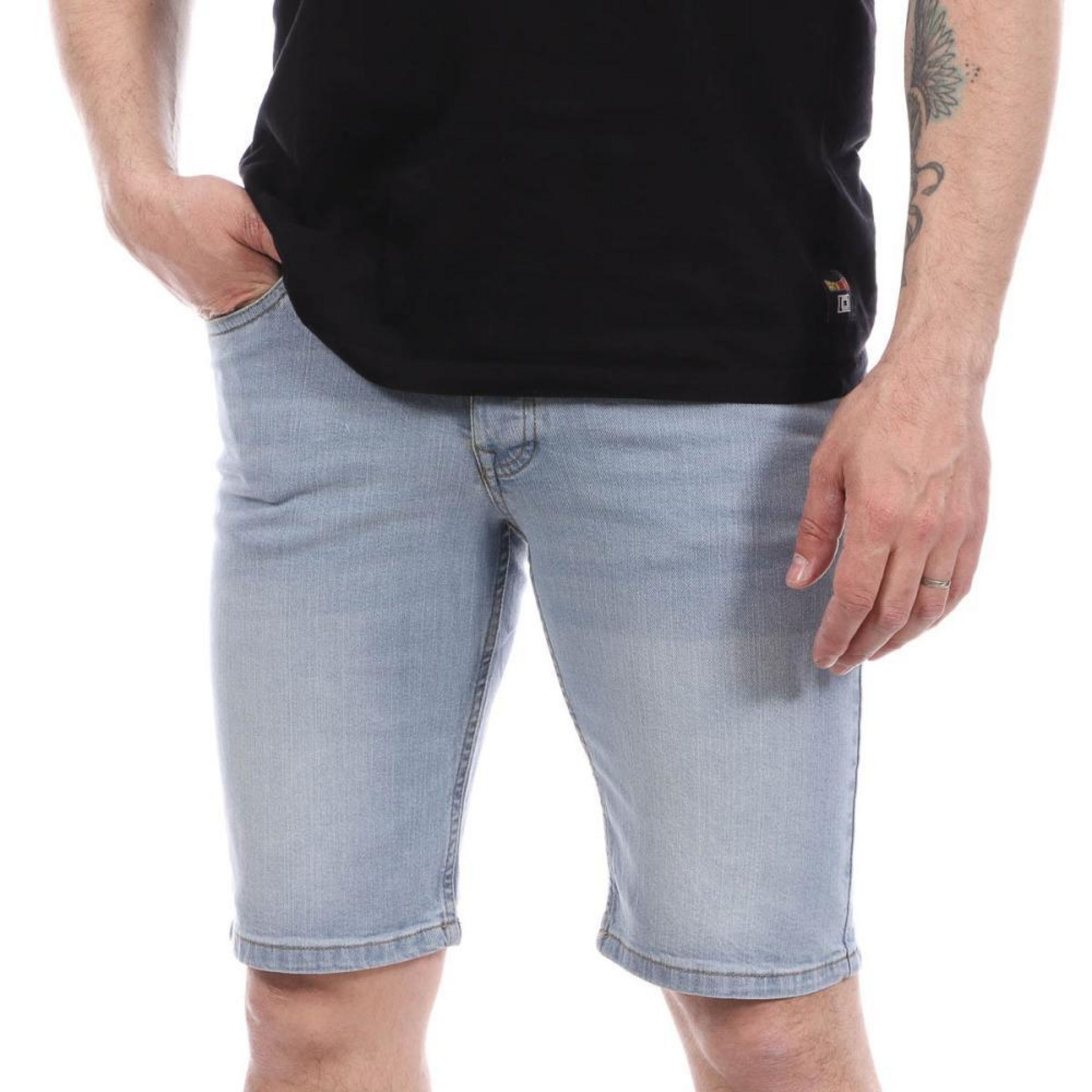 Lee Cooper Short en Jean Homme Lee Cooper Ozark pas cher - Auchan.fr
