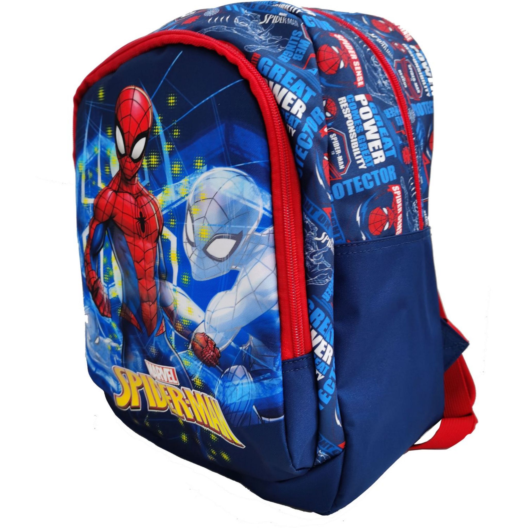MARVEL Sac à dos 38 cm 2 compartiments bleu Spiderman pas cher - Auchan.fr
