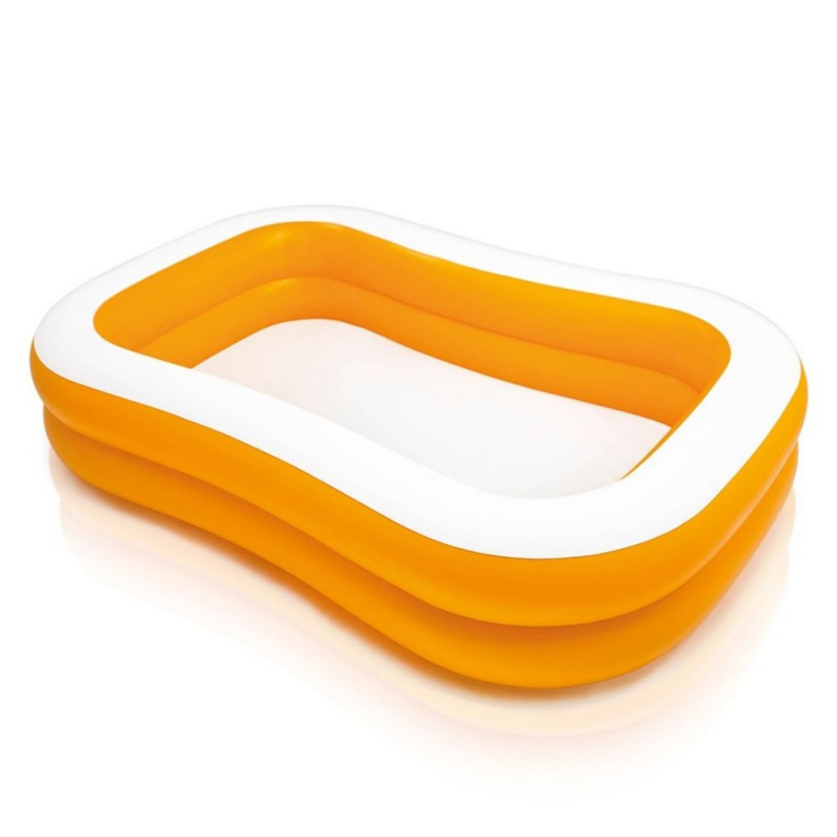 INTEX Piscine Gonflable Rectangulaire Abricot pas cher - Auchan.fr