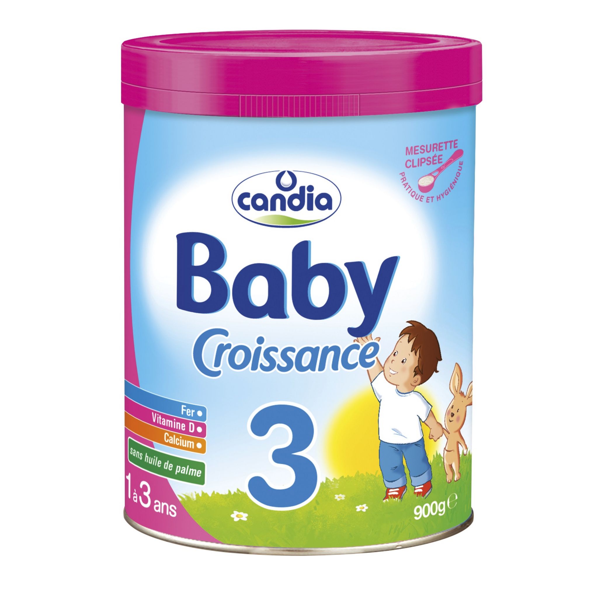 CANDIA Lait de croissance 3ème âge - Dès 12 mois Standard Boîte Poudre ...