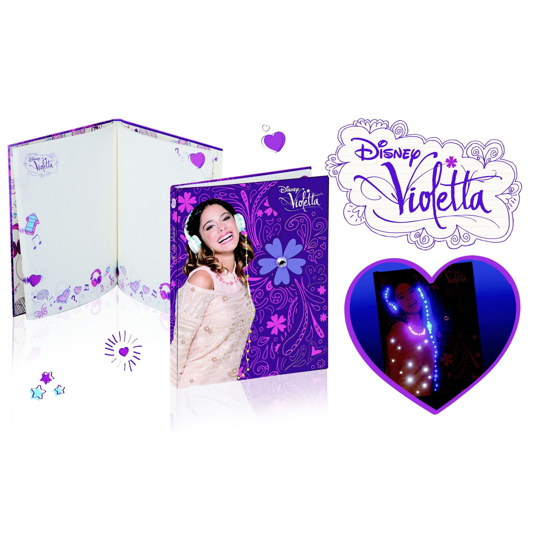 GIOCHI PREZIOSI Journal Intime Lumineux Disney Violetta pas cher - Auchan.fr