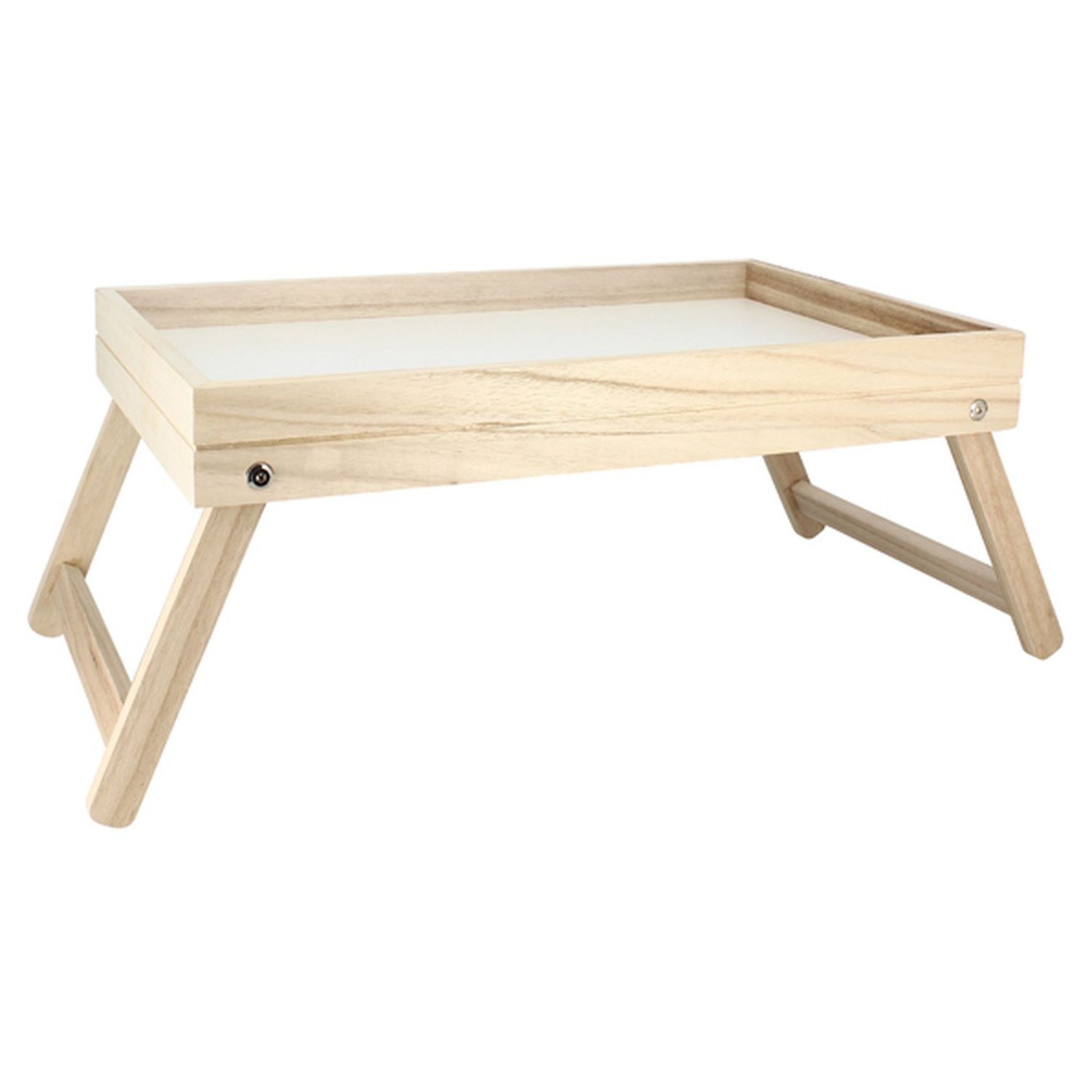 Plateau sur pied 50 x 31 cm bois pas cher - Auchan.fr