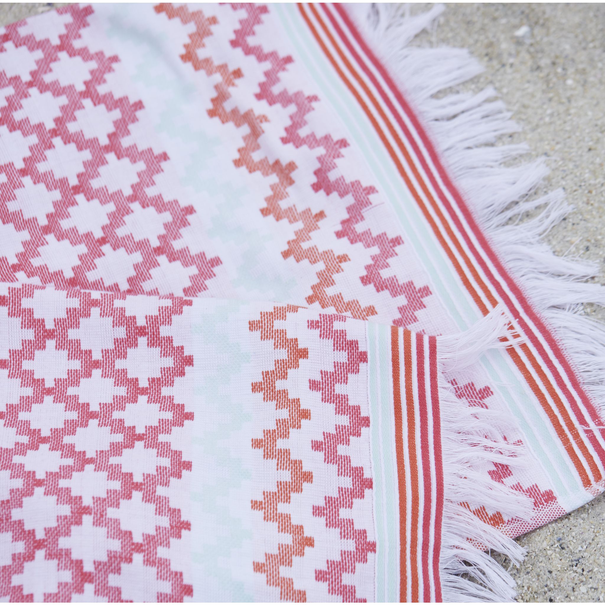 ACTUEL Foutah en coton 380 gr/m2 HAMMAM pas cher - Auchan.fr