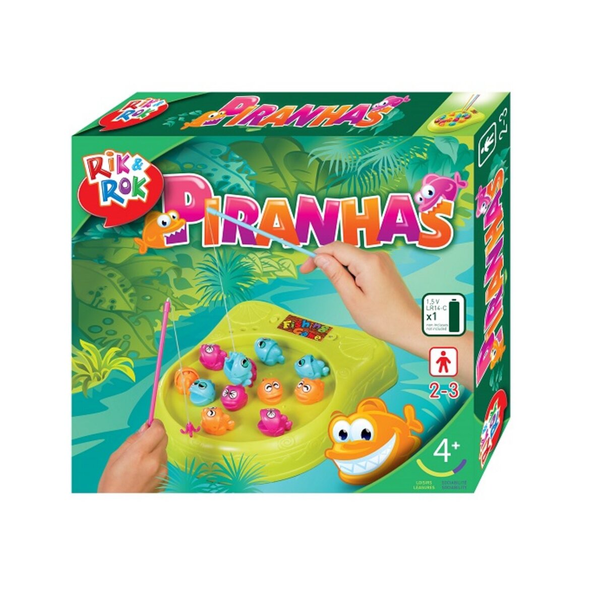 RIK & ROK Jeu de pêche aux piranhas pas cher - Auchan.fr