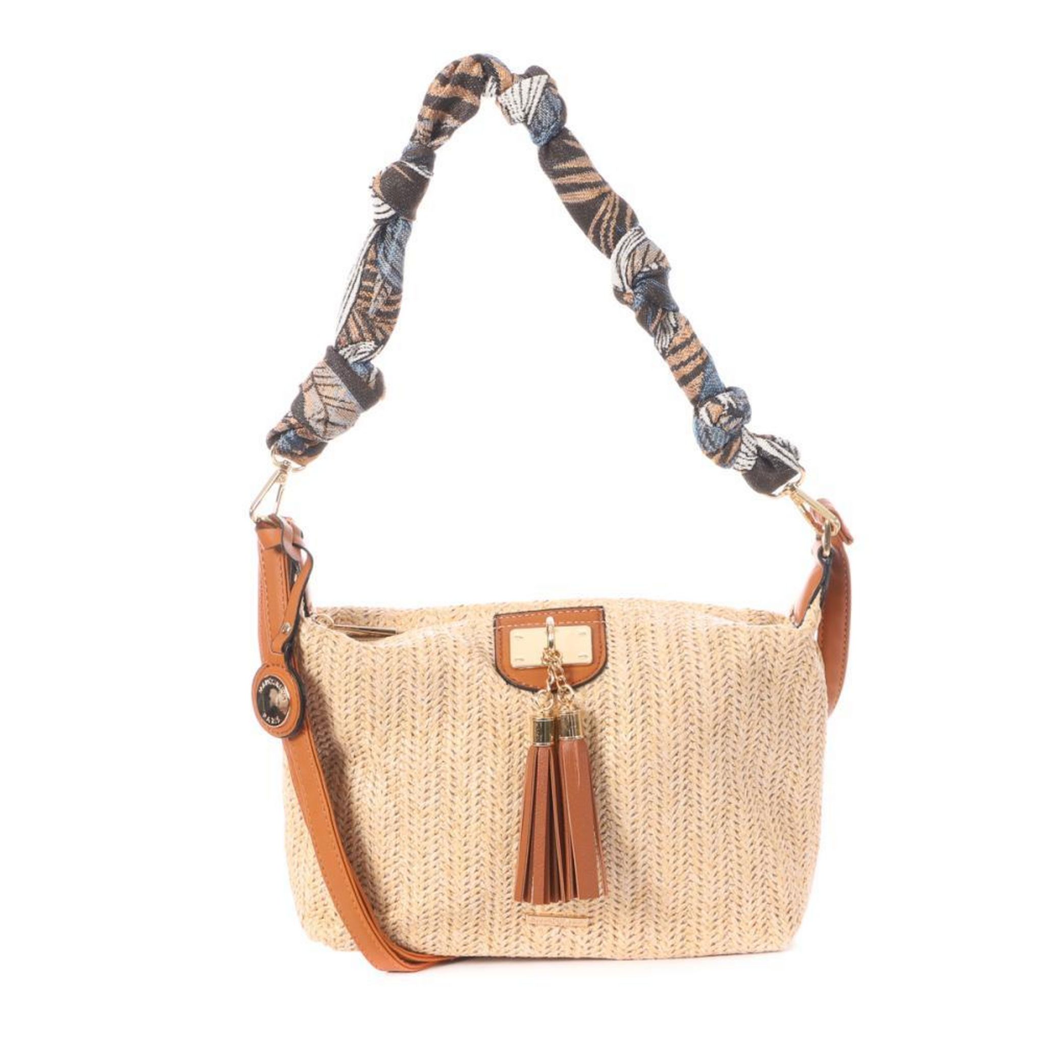 MANOUKIAN Sac à Main en paille /Noir Femme Manoukian TROPIC pas cher ...