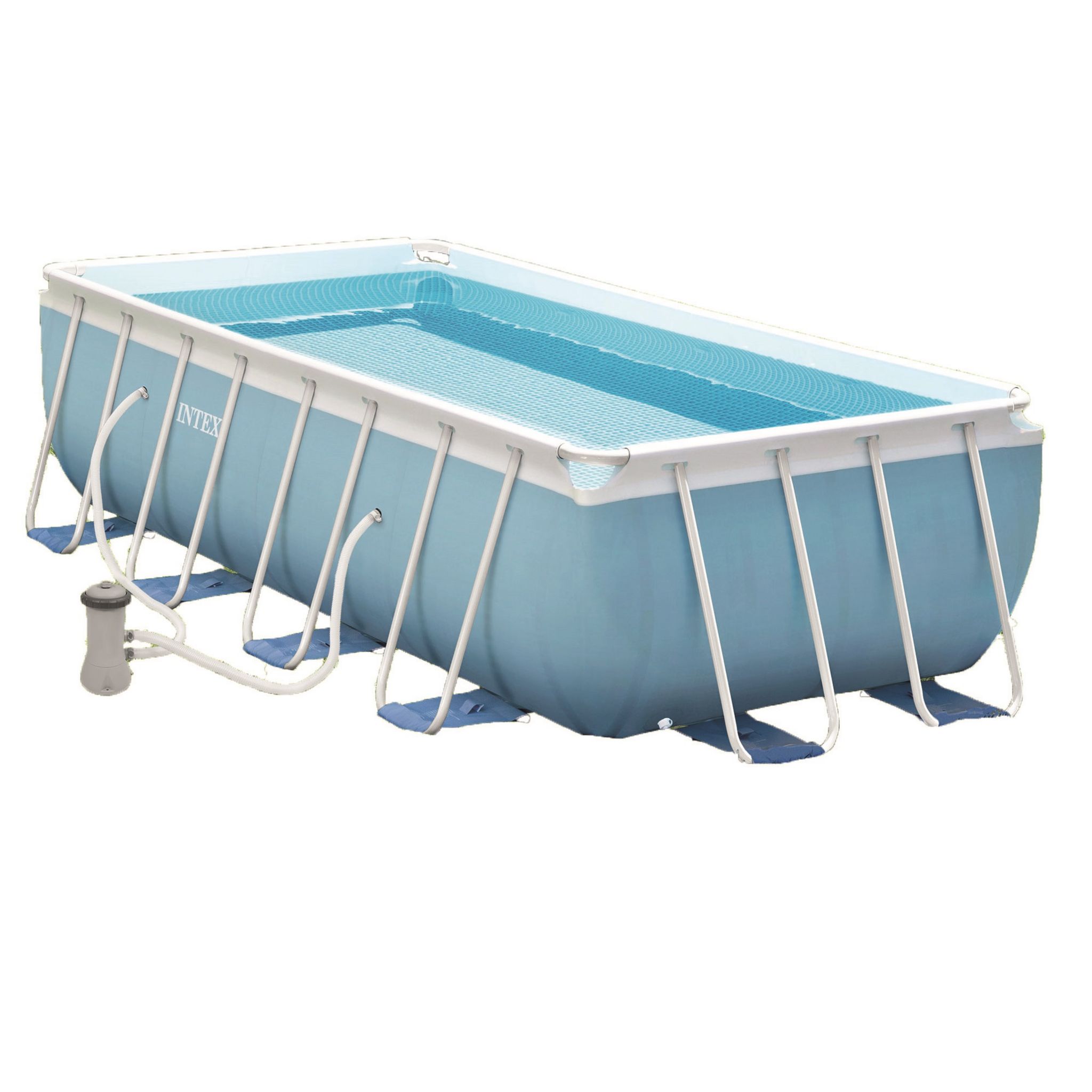 INTEX Kit piscinette tubulaire rectangulaire PRISM pas cher - Auchan.fr