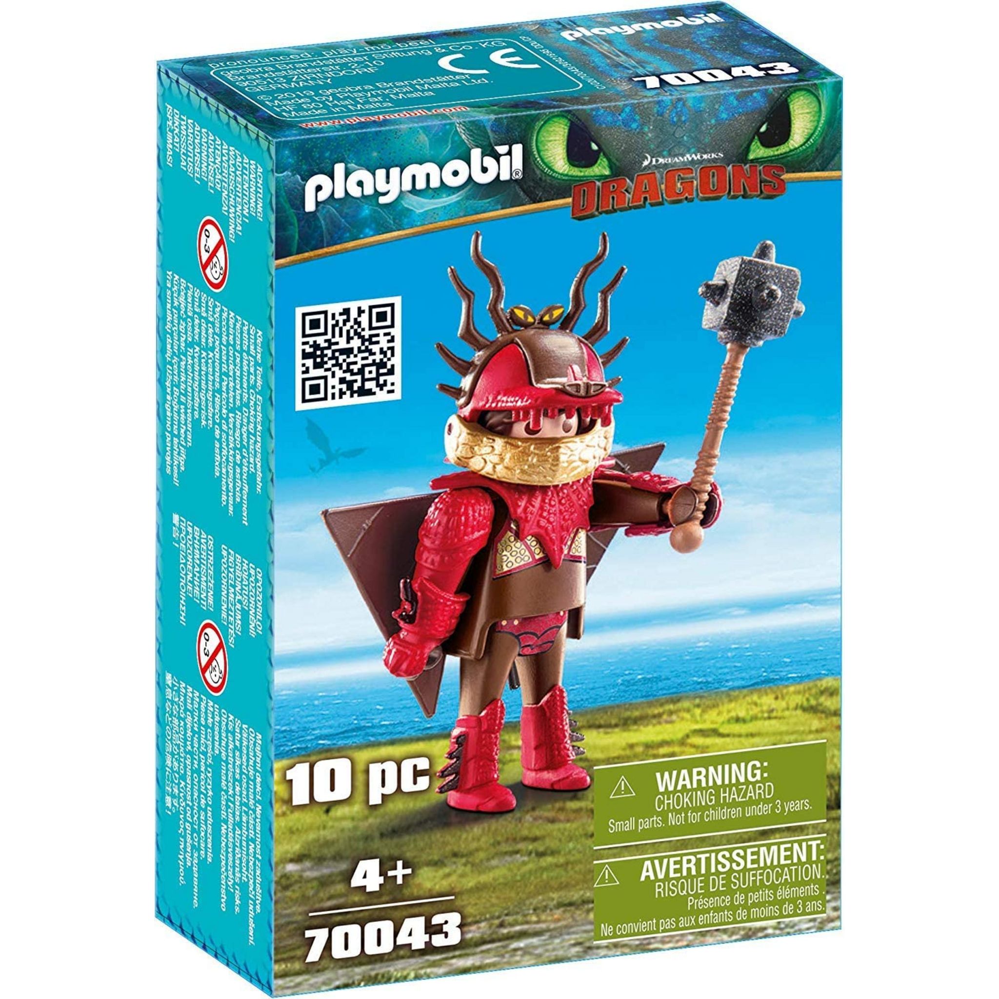 PLAYMOBIL 70043 Dragons - Rustik en combinaison de vol pas cher - Auchan.fr