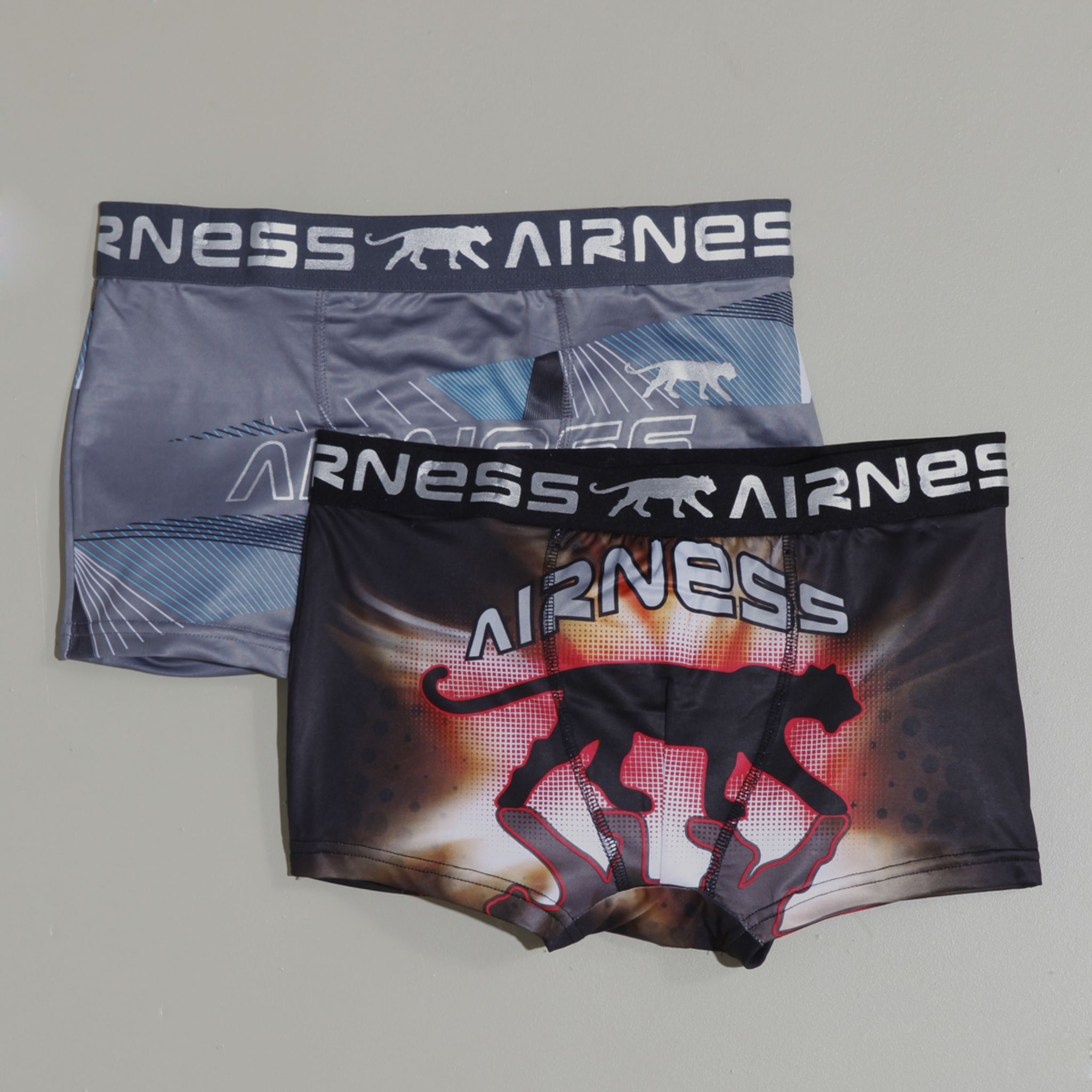 AIRNESS Lot de 2 boxers Airness pas cher - Auchan.fr