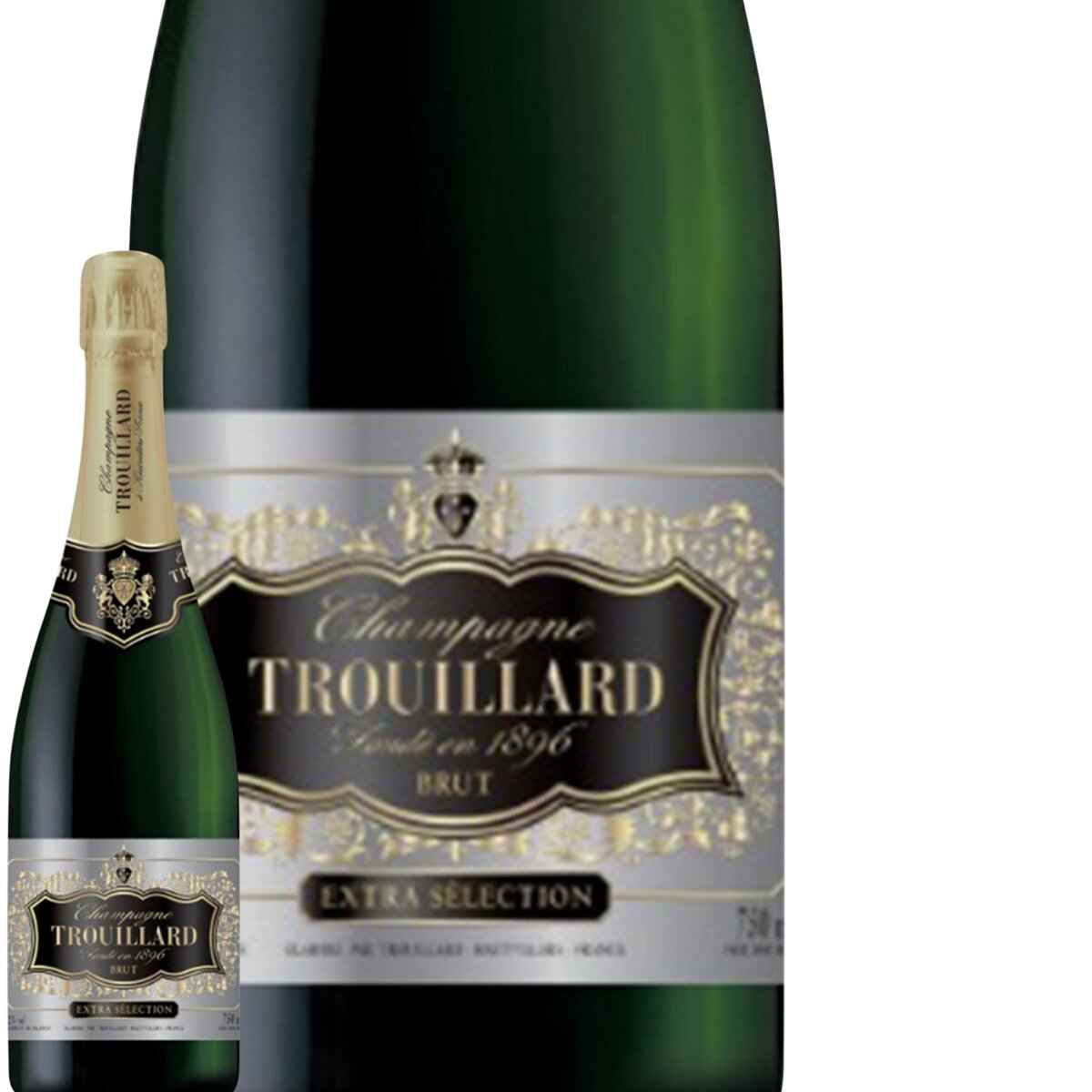Champagne Trouillard Brut Authentic 75cl pas cher - Auchan.fr