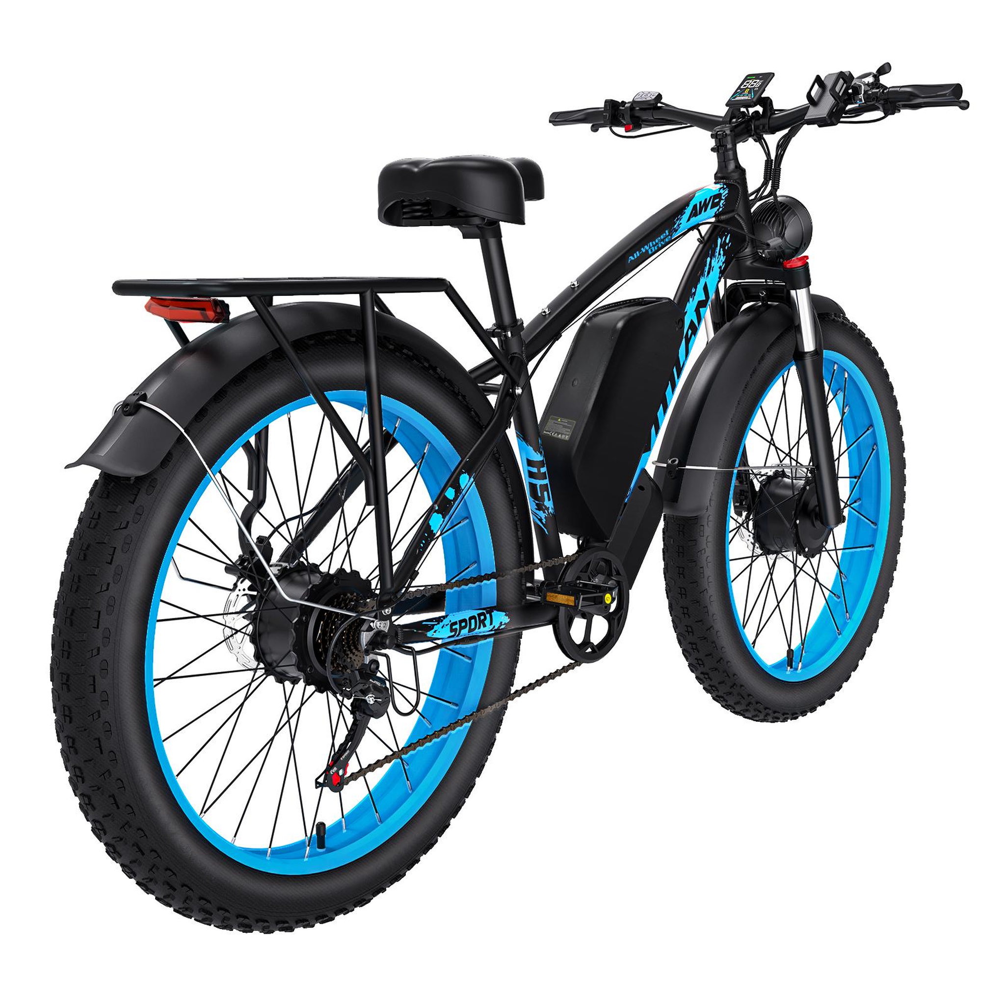 VITILAN Vélo électrique Vitilan H5, double moteur, batterie amovible 52 ...