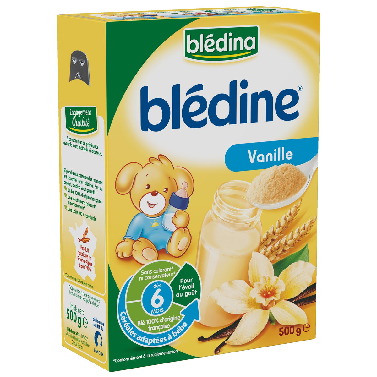 BLÉDINA BLÉDINE Vanille Dès 6 mois 500g pas cher - Auchan.fr